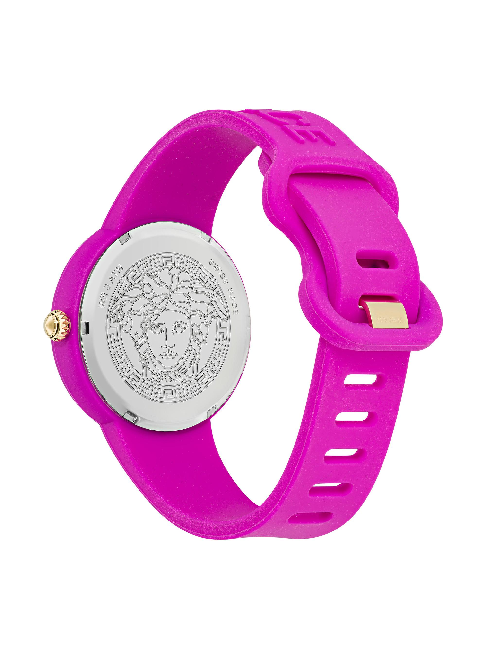 Versace Medusa Pop Silicone Strap Watch | Saks Fifth Avenue