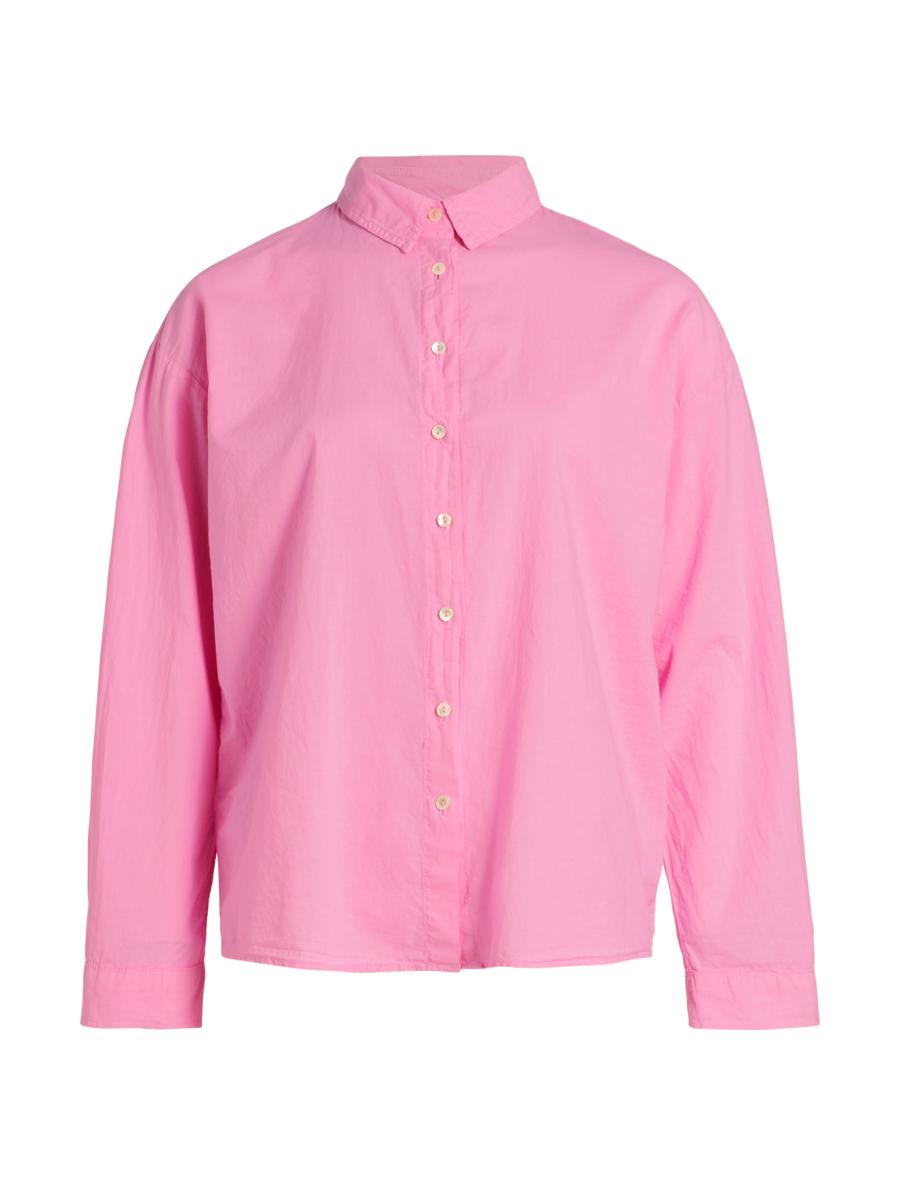 Velvet by Graham & Spencer Devyn Linen Button-Front Shirt | Saks Fifth ...