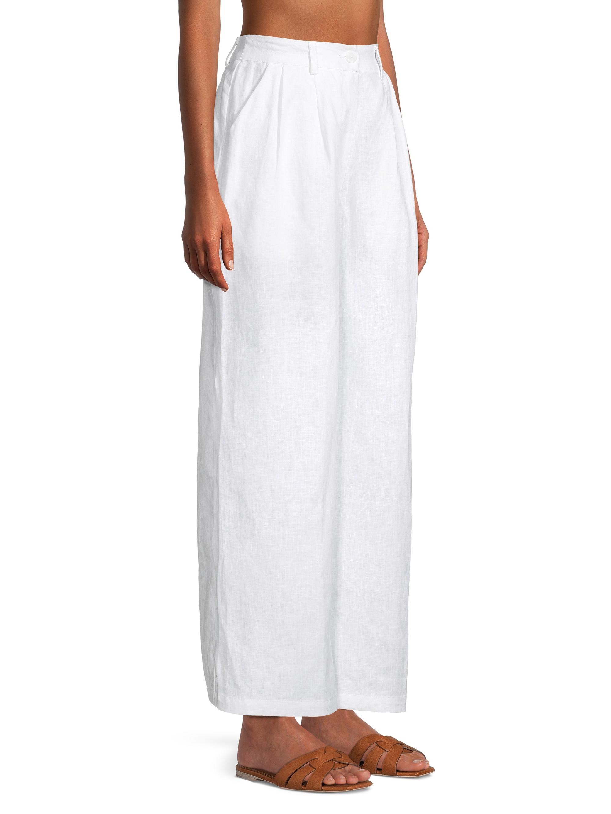 Shop Faithfull the Brand Circa Wide-Leg Linen Coverup Bottom | Saks ...
