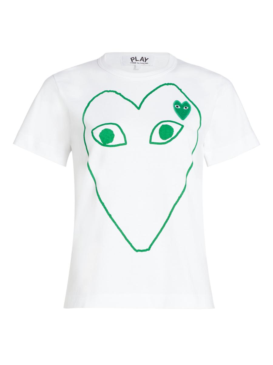 Comme des Garçons PLAY Heart Logo Graphic T-Shirt | Saks Fifth Avenue