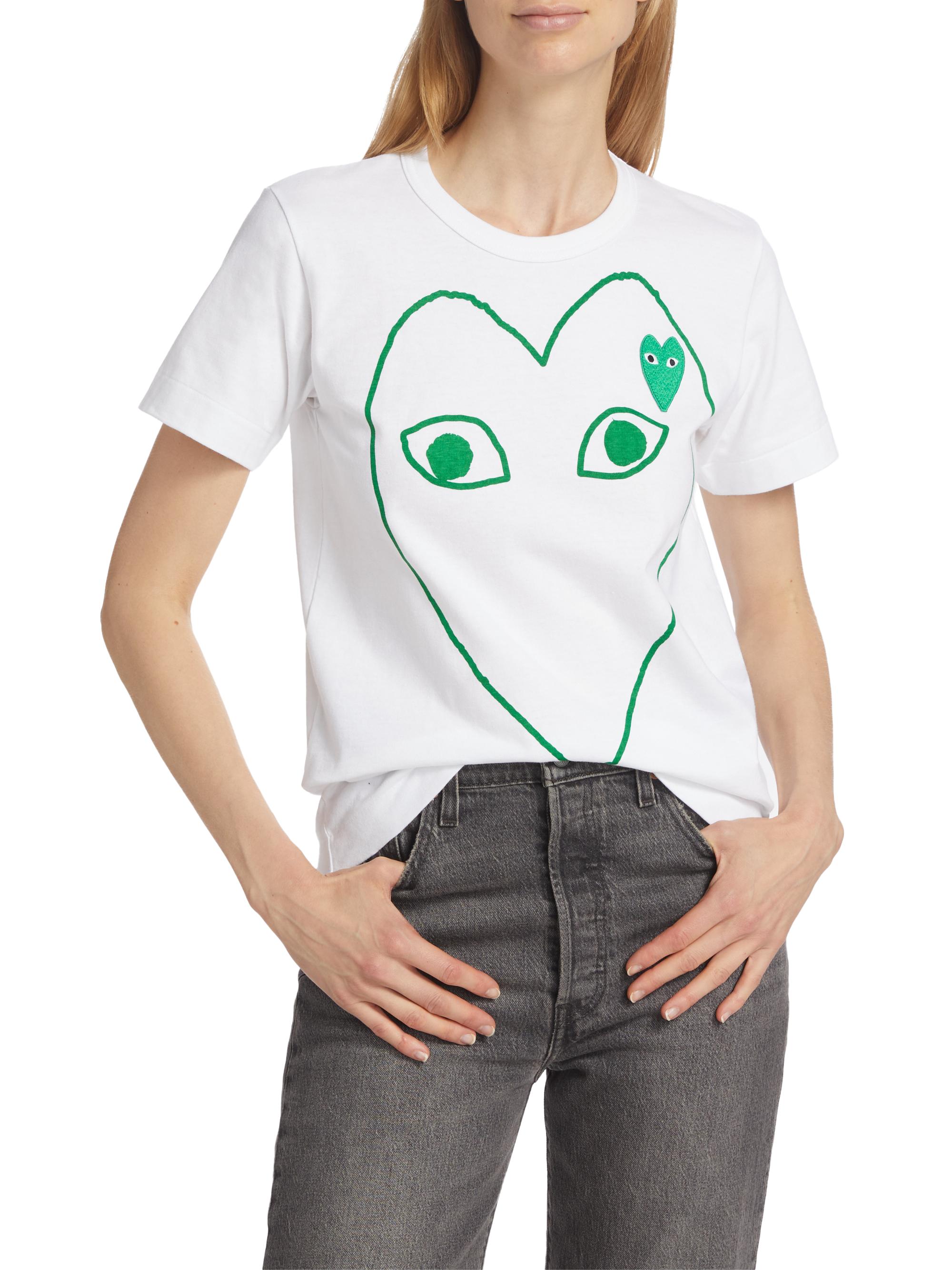 Comme des Garçons PLAY Heart Logo Graphic T-Shirt | Saks Fifth Avenue