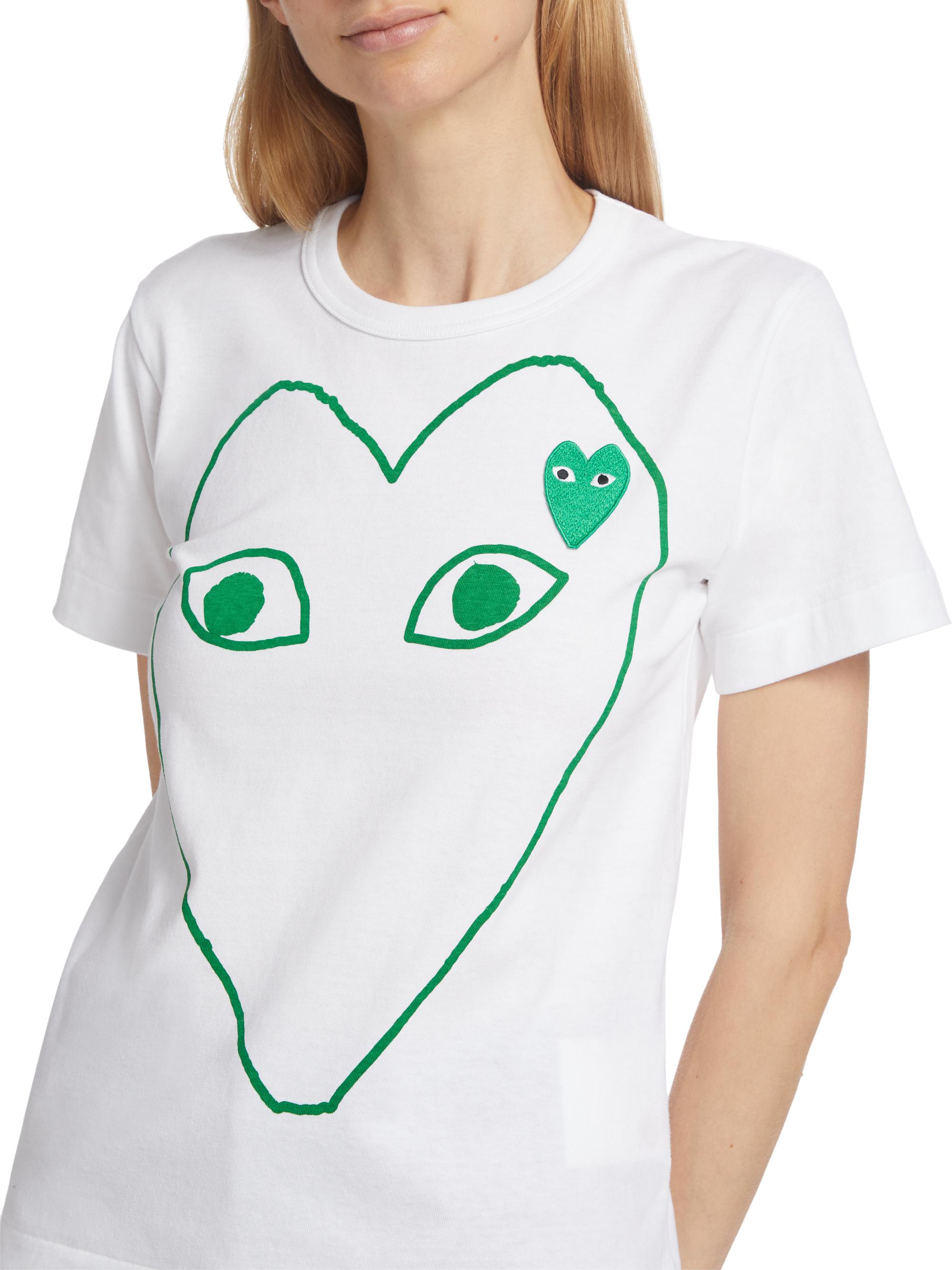 Comme des Garçons PLAY Heart Logo Graphic T-Shirt | Saks Fifth Avenue