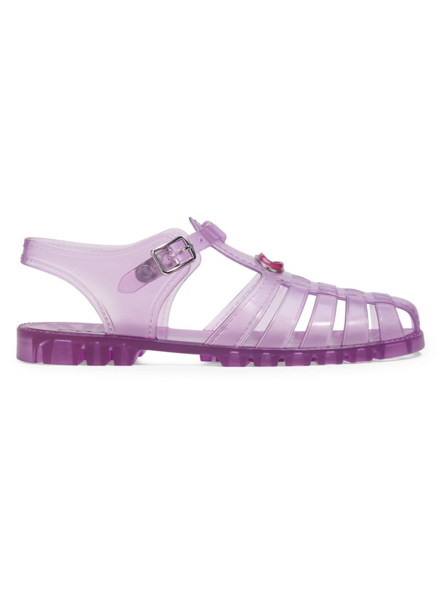 COACH Jelly PVC Logo Sandals | Saks Fifth Avenue