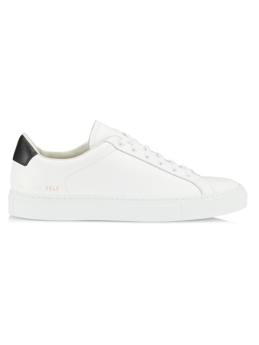 Common Projects Retro Low Leather Sneakers | Saks Fifth Avenue
