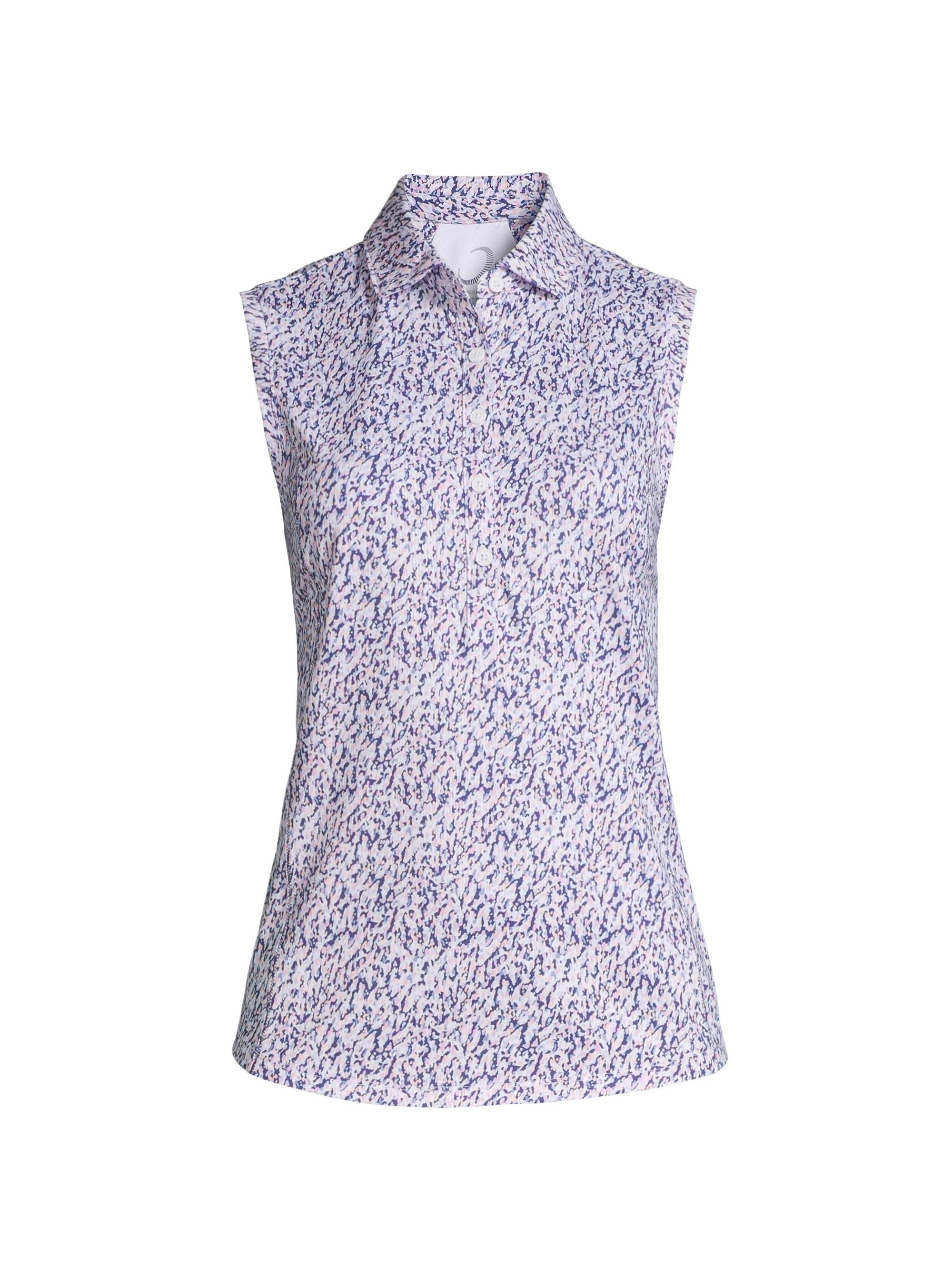 Zero Restriction Tae Sleeveless Polo Top | Saks Fifth Avenue