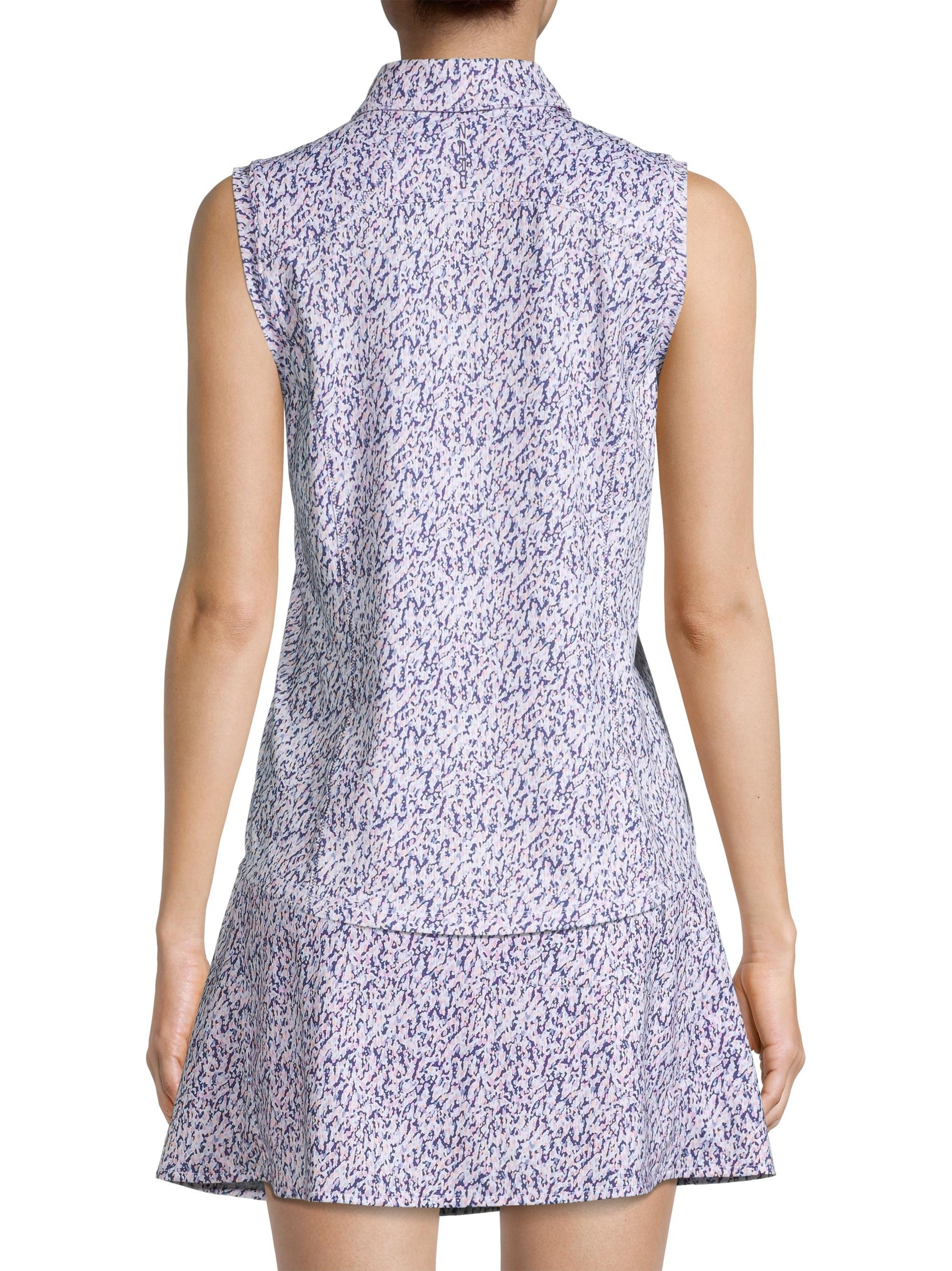 Zero Restriction Tae Sleeveless Polo Top | Saks Fifth Avenue