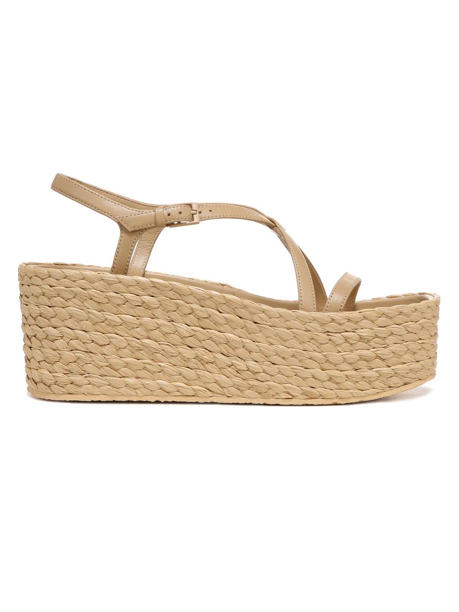 Shop Vince Maxine Strappy Leather Platform Sandals | Saks Fifth Avenue
