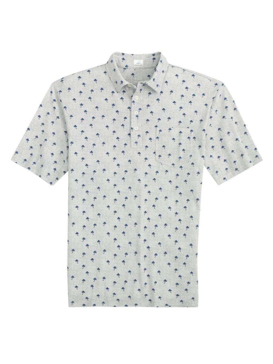 Johnnie O Currituck Palm Tree Cotton Polo Shirt | Saks Fifth Avenue