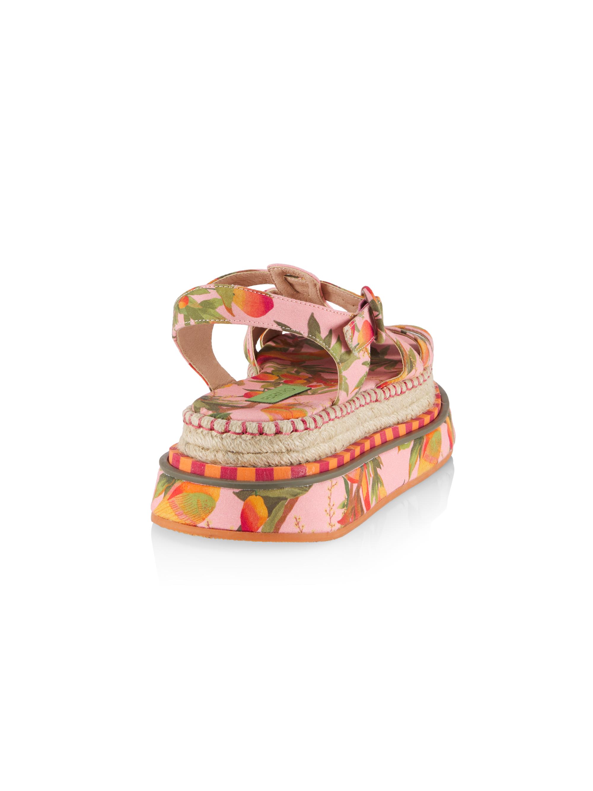 Farm Rio Mango Trees Platform Espadrille Sandals | Saks Fifth Avenue