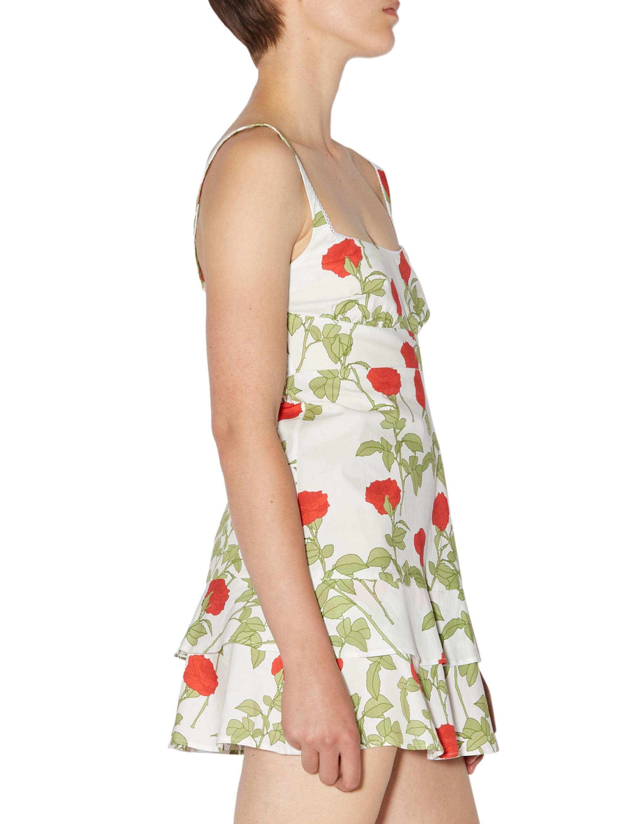 Bernadette Pammie Rose Ruffled Minidress | Saks Fifth Avenue