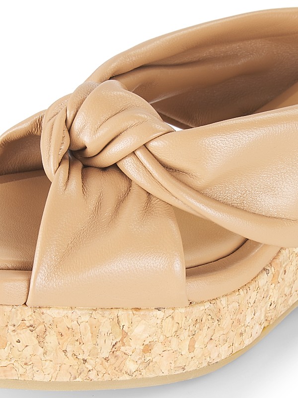 Shop Jimmy Choo Avenue 110MM Leather Wedge Sandals | Saks Shop Jimmy Choo Avenue 110MM Leather Wedge Sandals | Saks