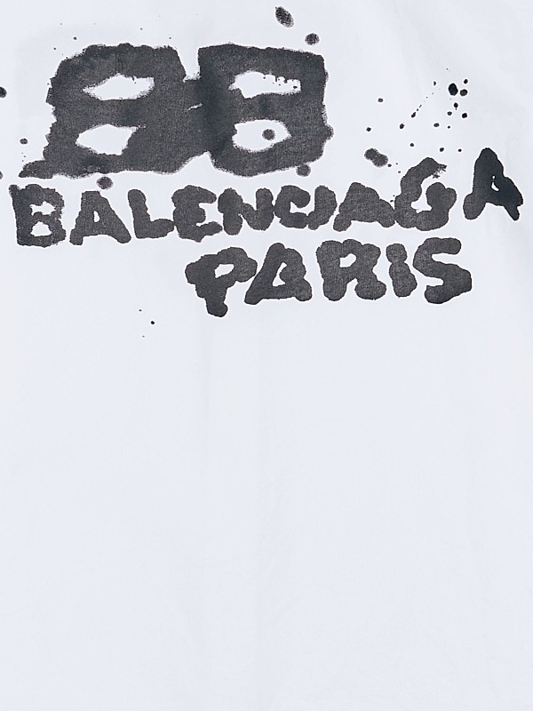 Shop Balenciaga Hand Drawn BB Icon Long Sleeve Shirt Large Shop Balenciaga Hand Drawn BB Icon Long Sleeve Shirt Large