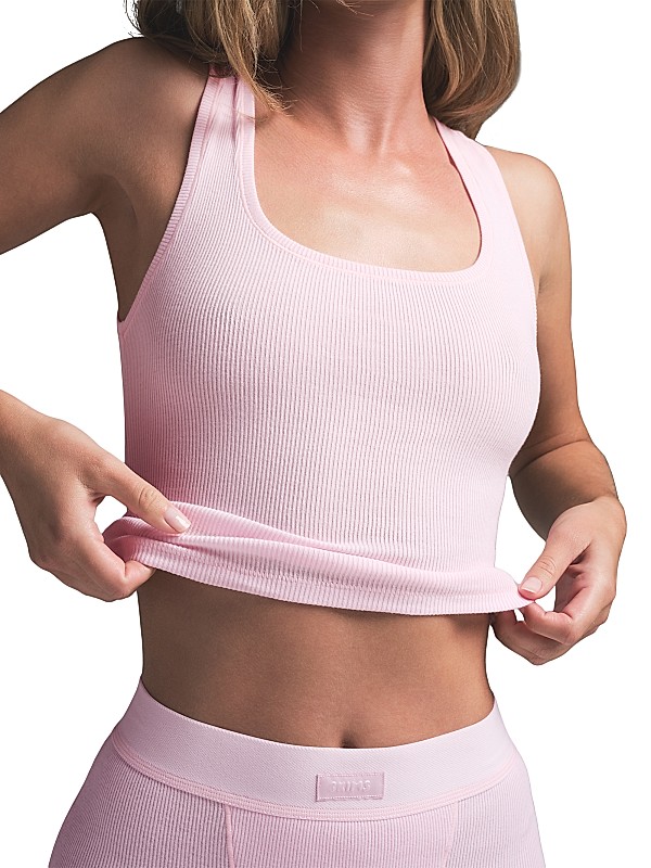Shop SKIMS Cotton Rib Tank | Saks Fifth Avenue Shop SKIMS Cotton Rib Tank | Saks Fifth Avenue