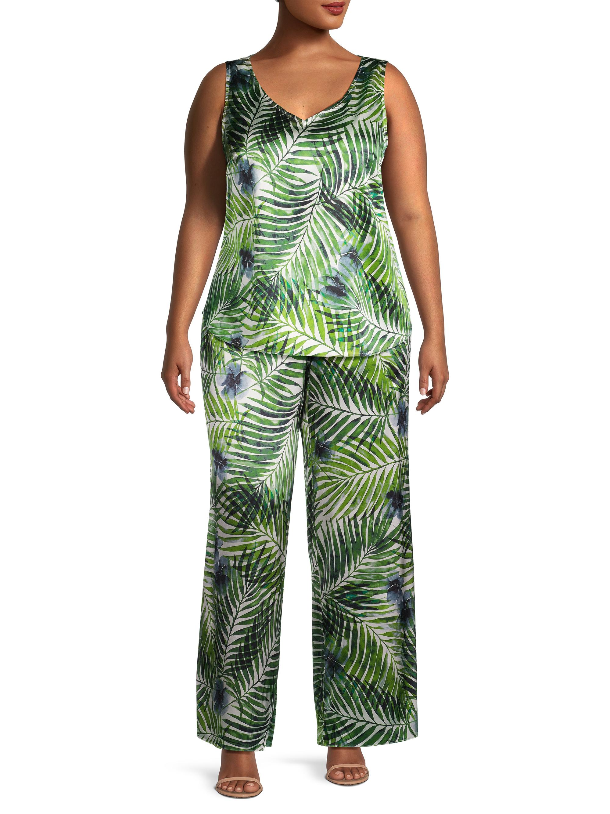 Shop Gabriella Rossetti Sofia Palazzo Tropical-Print Pants | Saks Fifth ...