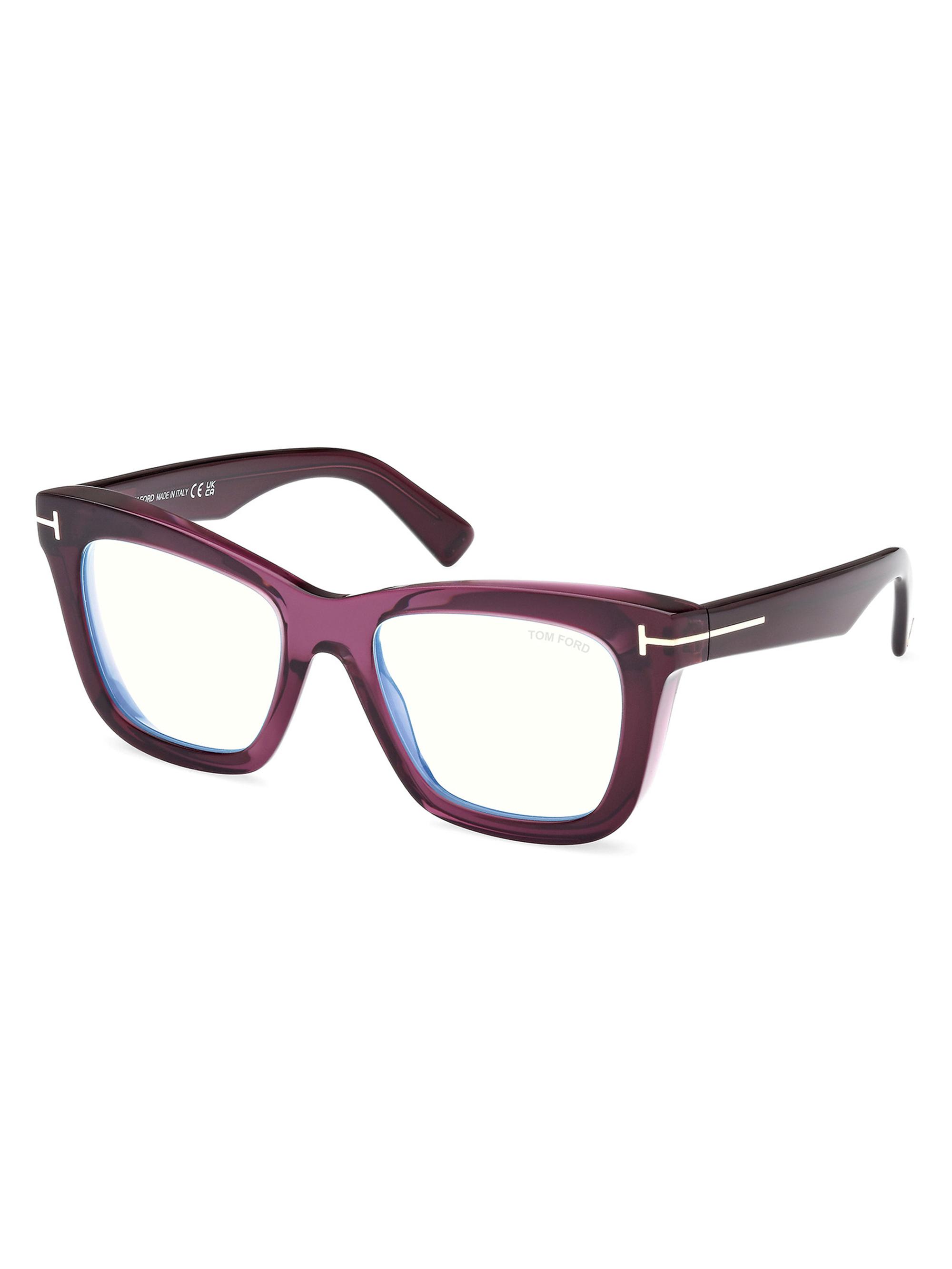 TOM FORD Raven 52MM Blue Block Glasses | Saks Fifth Avenue