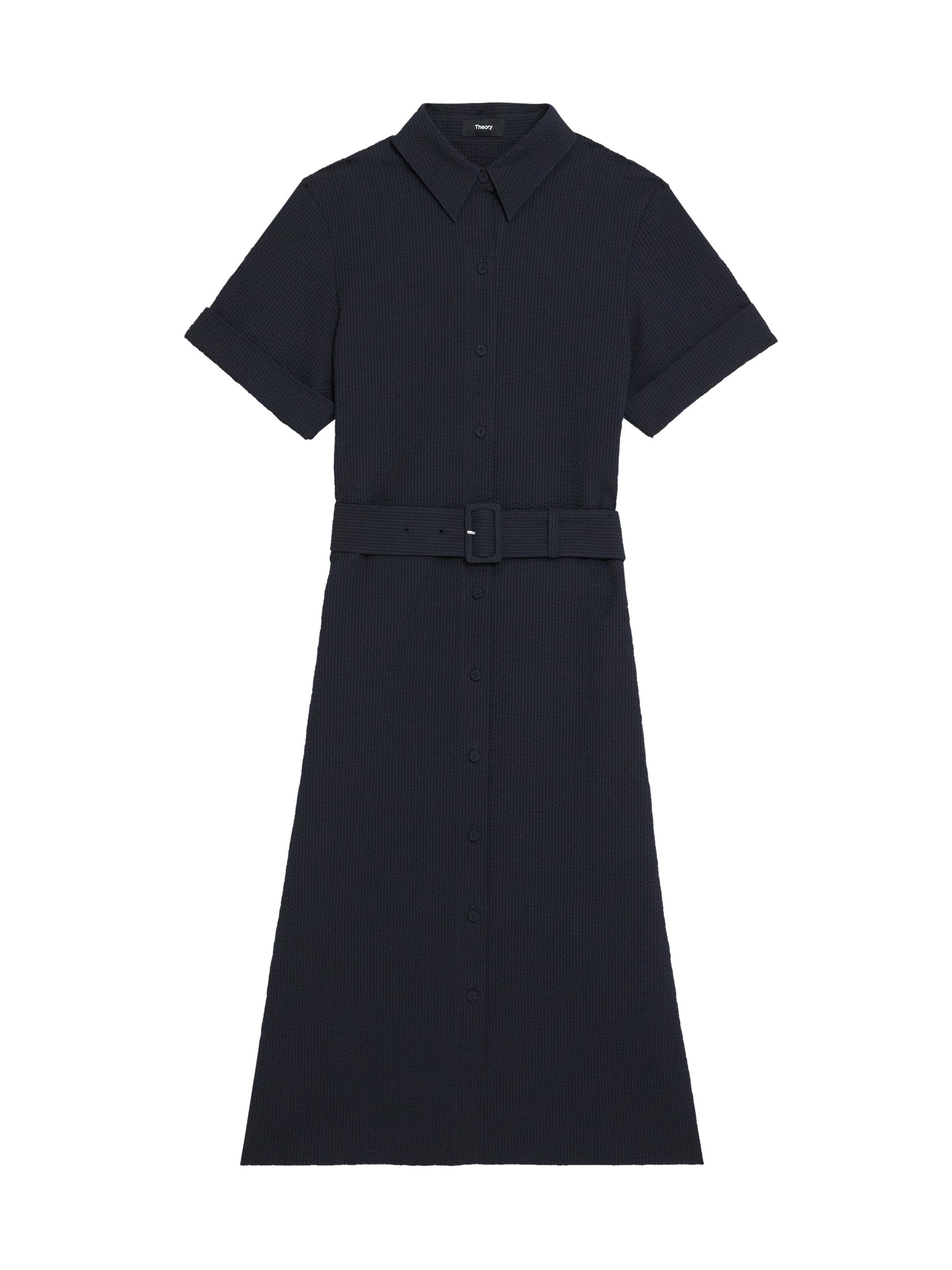Theory Belted Midi Shirtdress | Saks Fifth Avenue
