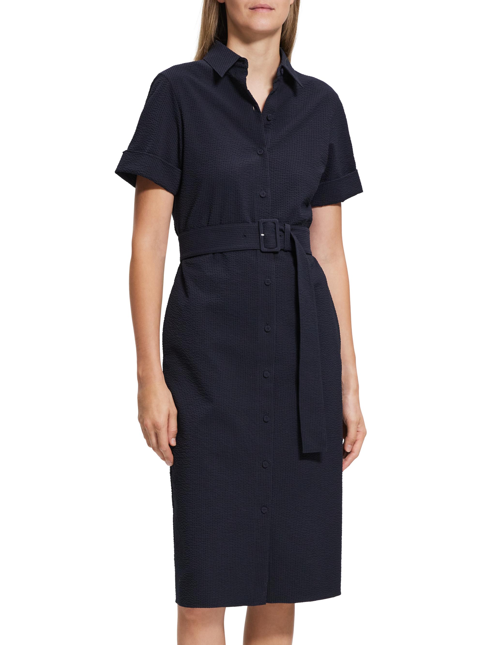 Theory Belted Midi Shirtdress | Saks Fifth Avenue