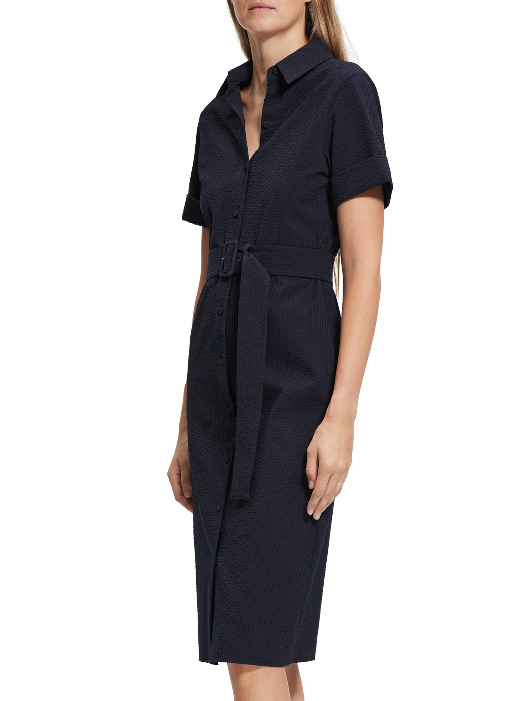 Theory Belted Midi Shirtdress | Saks Fifth Avenue