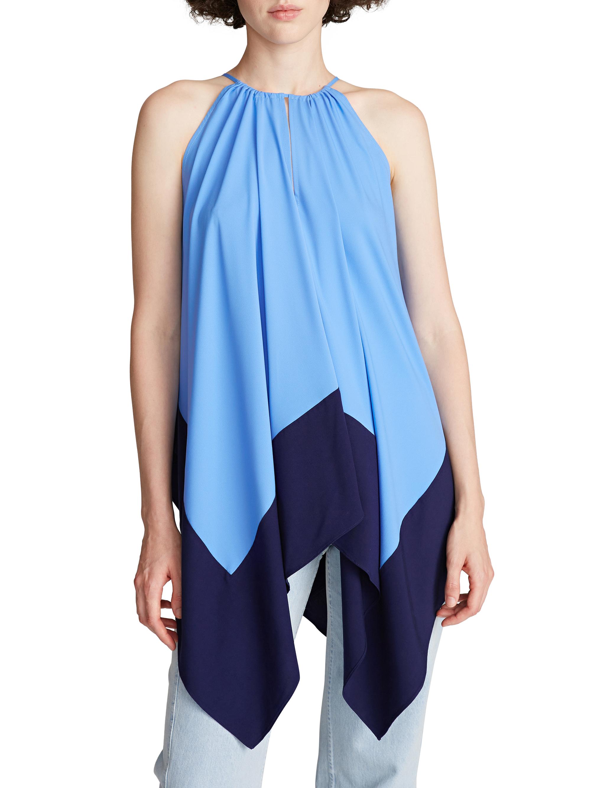 Halston Kavita Handkerchief Halter Top | Saks Fifth Avenue