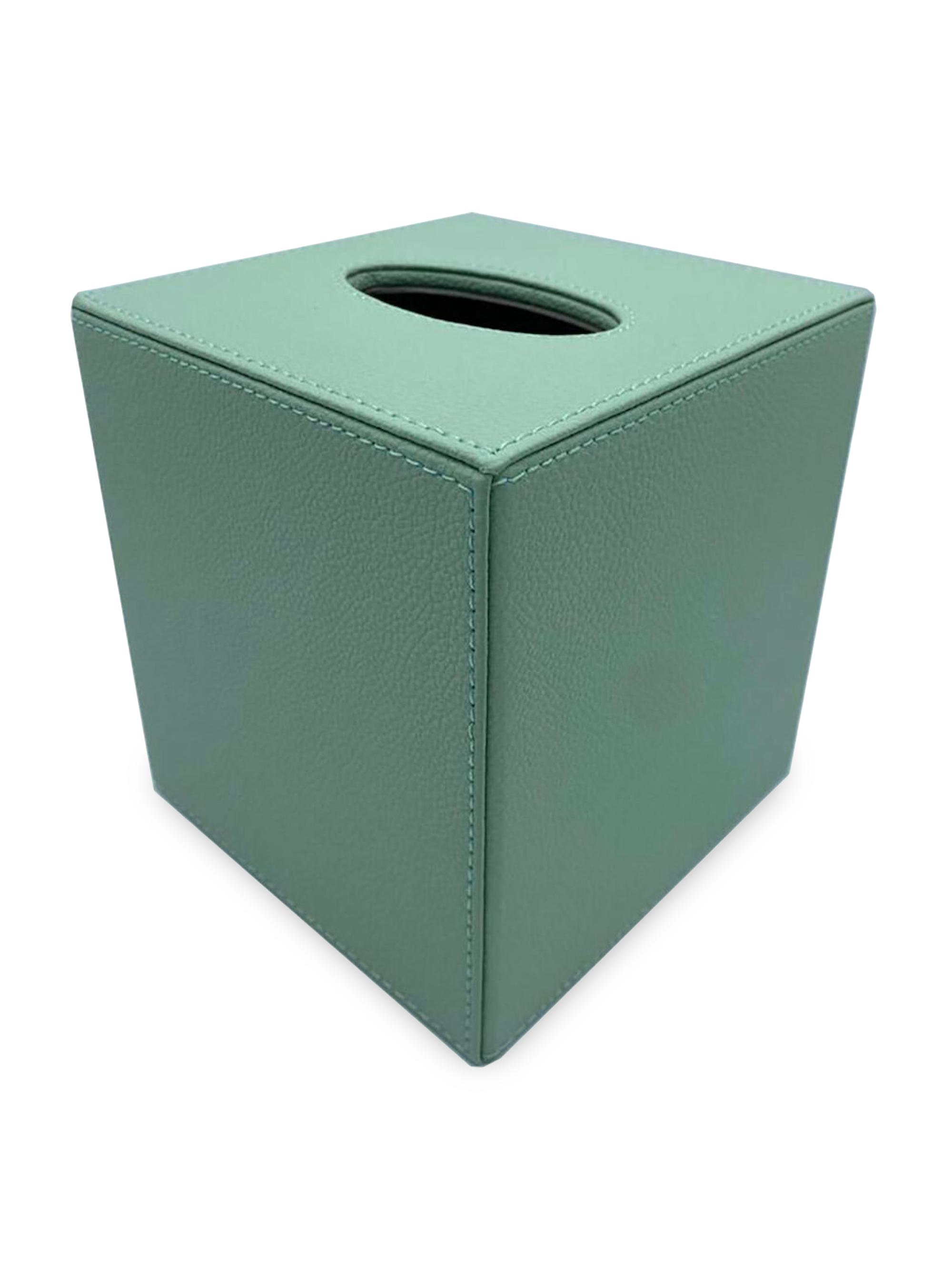 Von Gern Home Faux Leather Tissue Box Cover | Saks Fifth Avenue