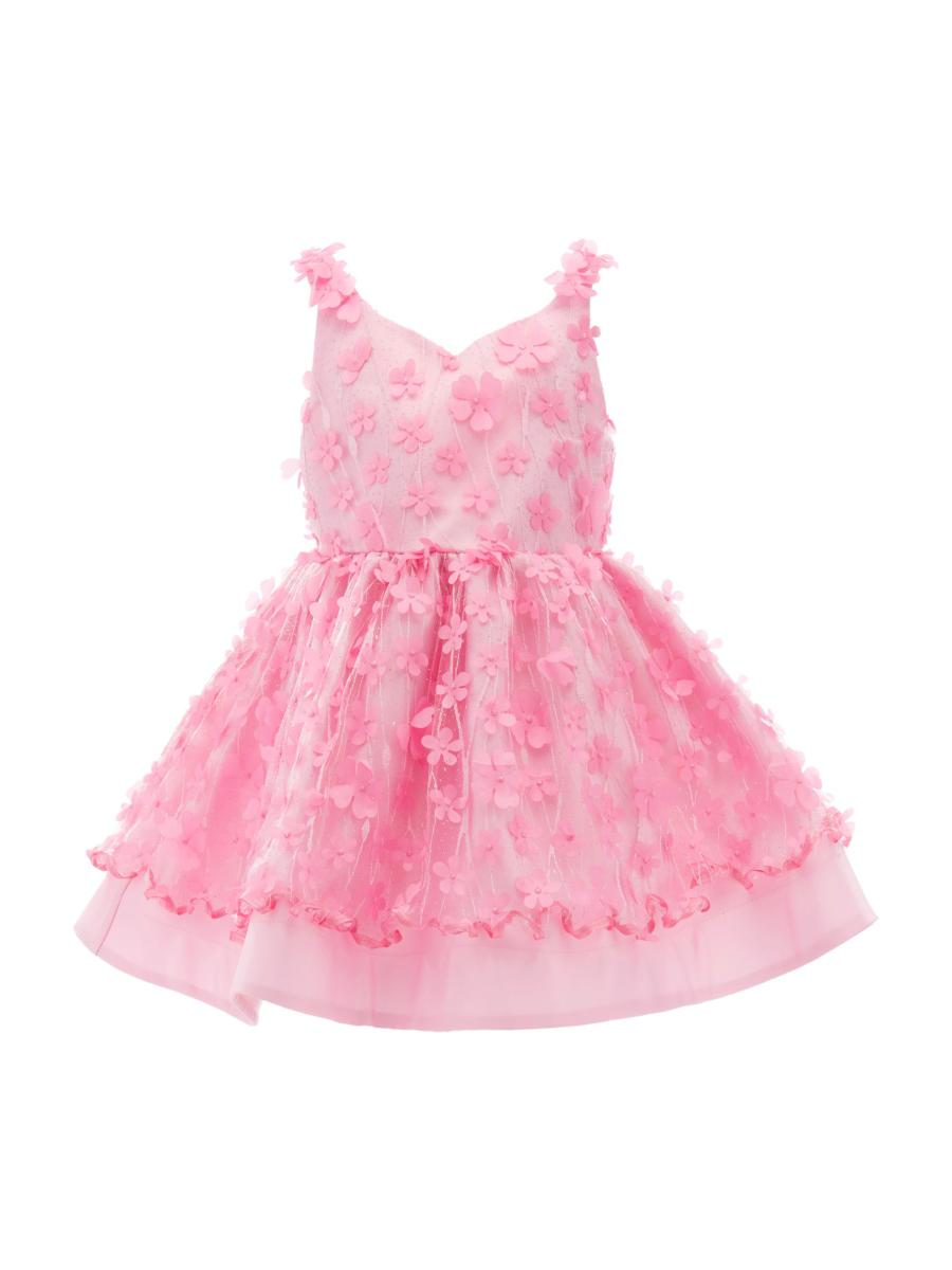Tulleen Baby Girl's,Little Girl's & Girl's Pink Ravine Floral Dress ...