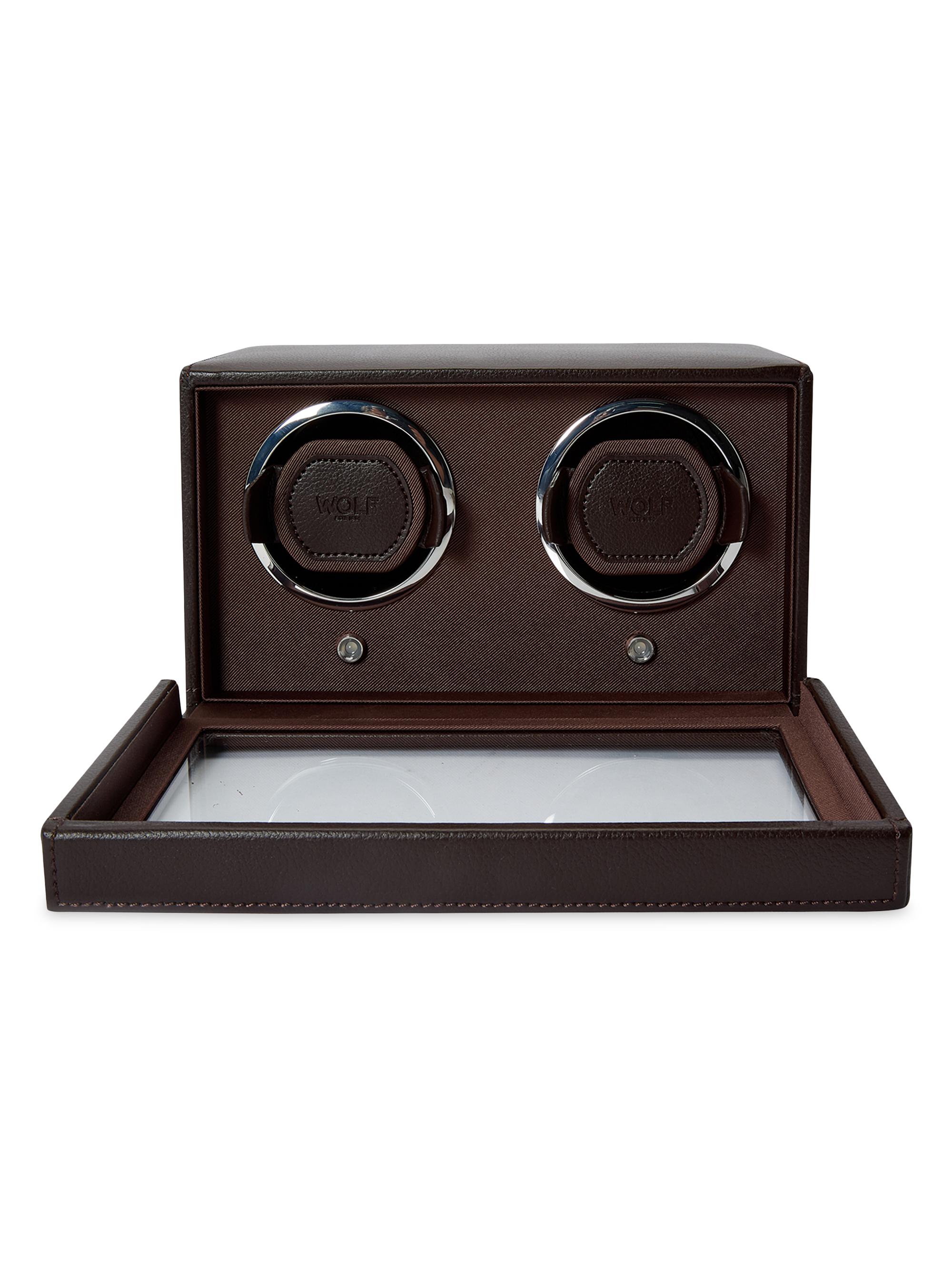 Wolf Cub Double Watch Winder With Cover | Saks Fifth Avenue