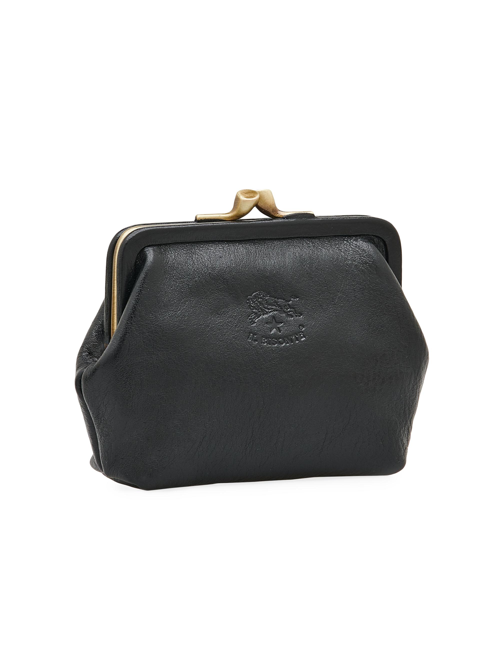 Il Bisonte Classic Manuela Leather Coin Purse | Saks Fifth Avenue