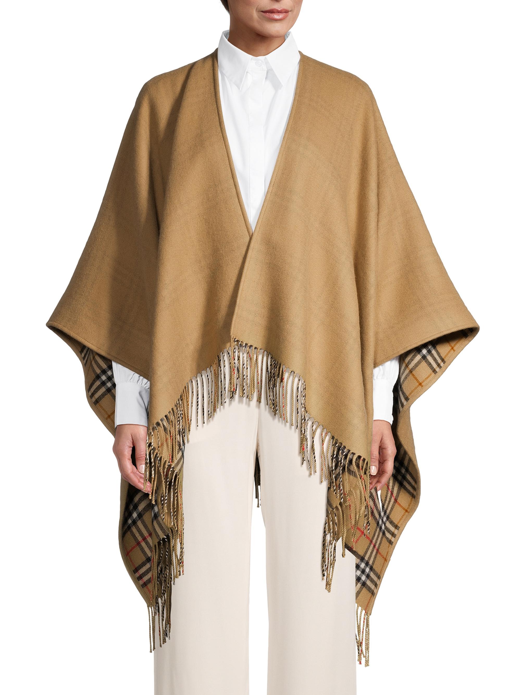 Burberry Reversible Wool Cape | Saks Fifth Avenue