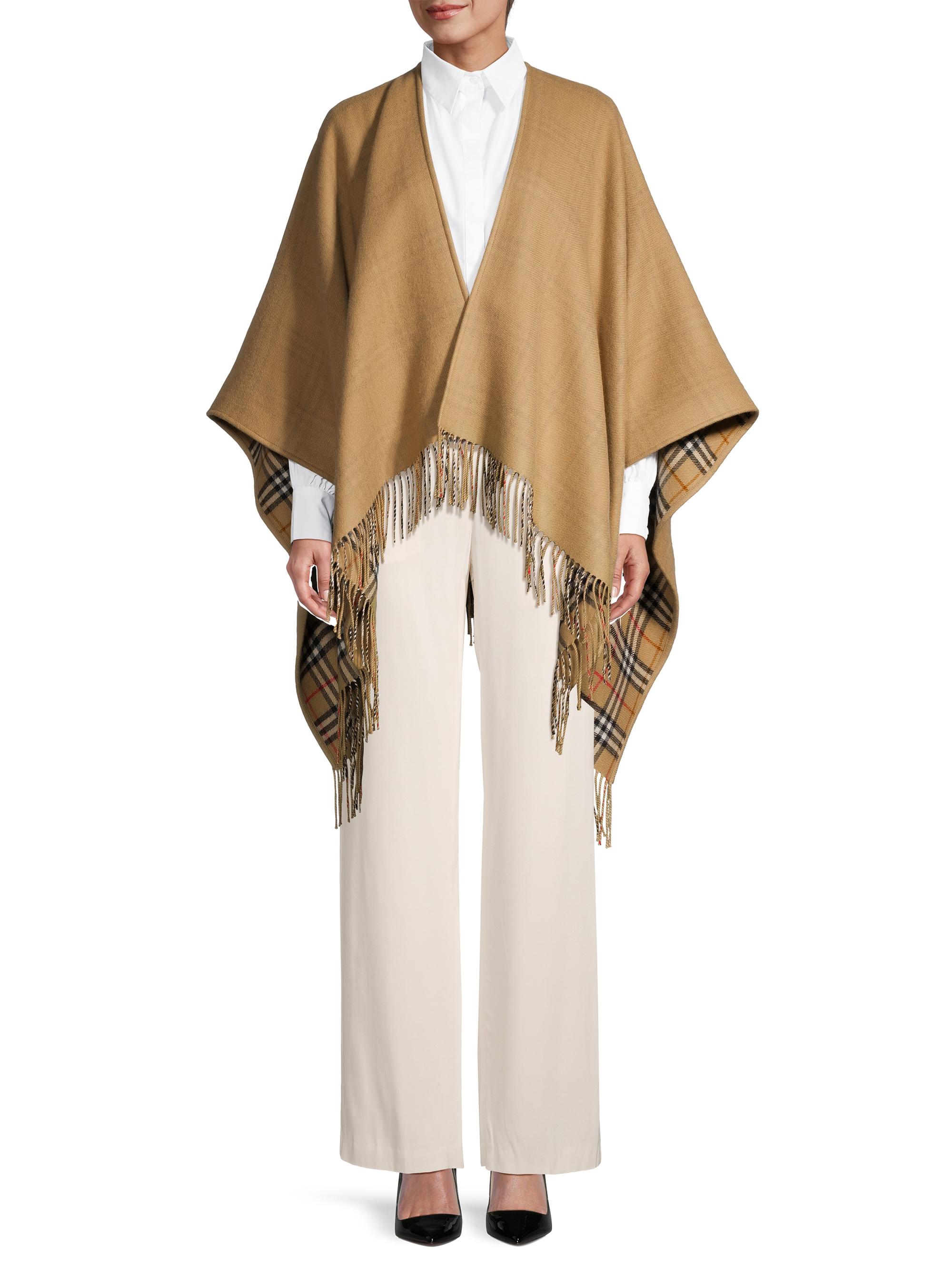 Burberry Reversible Wool Cape | Saks Fifth Avenue