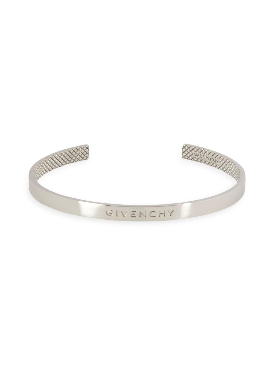 Shop Givenchy Cuff Bracelet in Silver Metal Saks Fifth Avenue