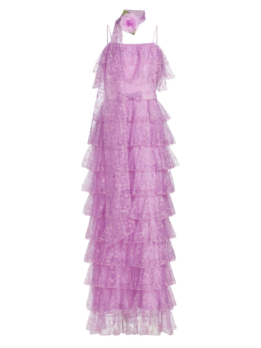 Rodarte Tiered Ruffle Dress | Saks Fifth Avenue