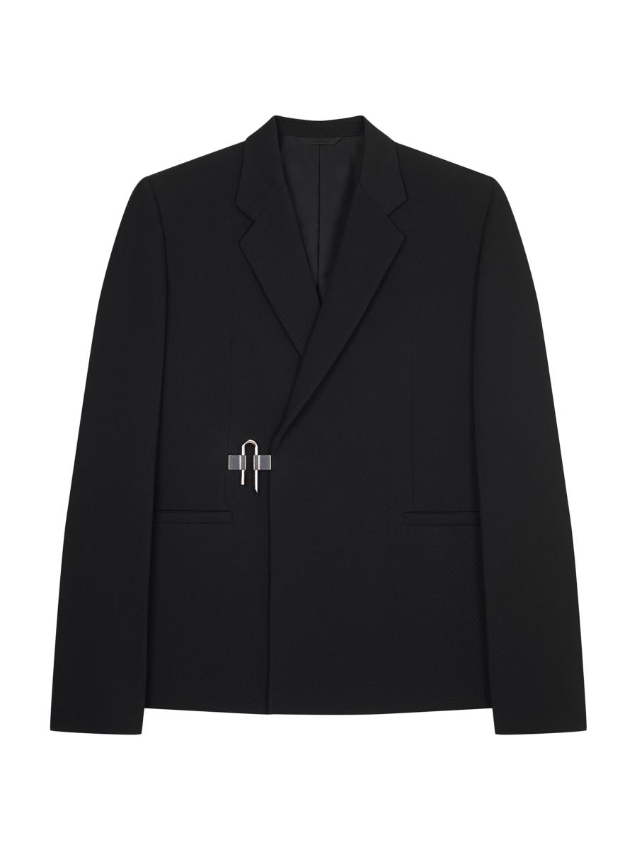 Givenchy J-Notch Padlock Closure Jacket | Saks Fifth Avenue