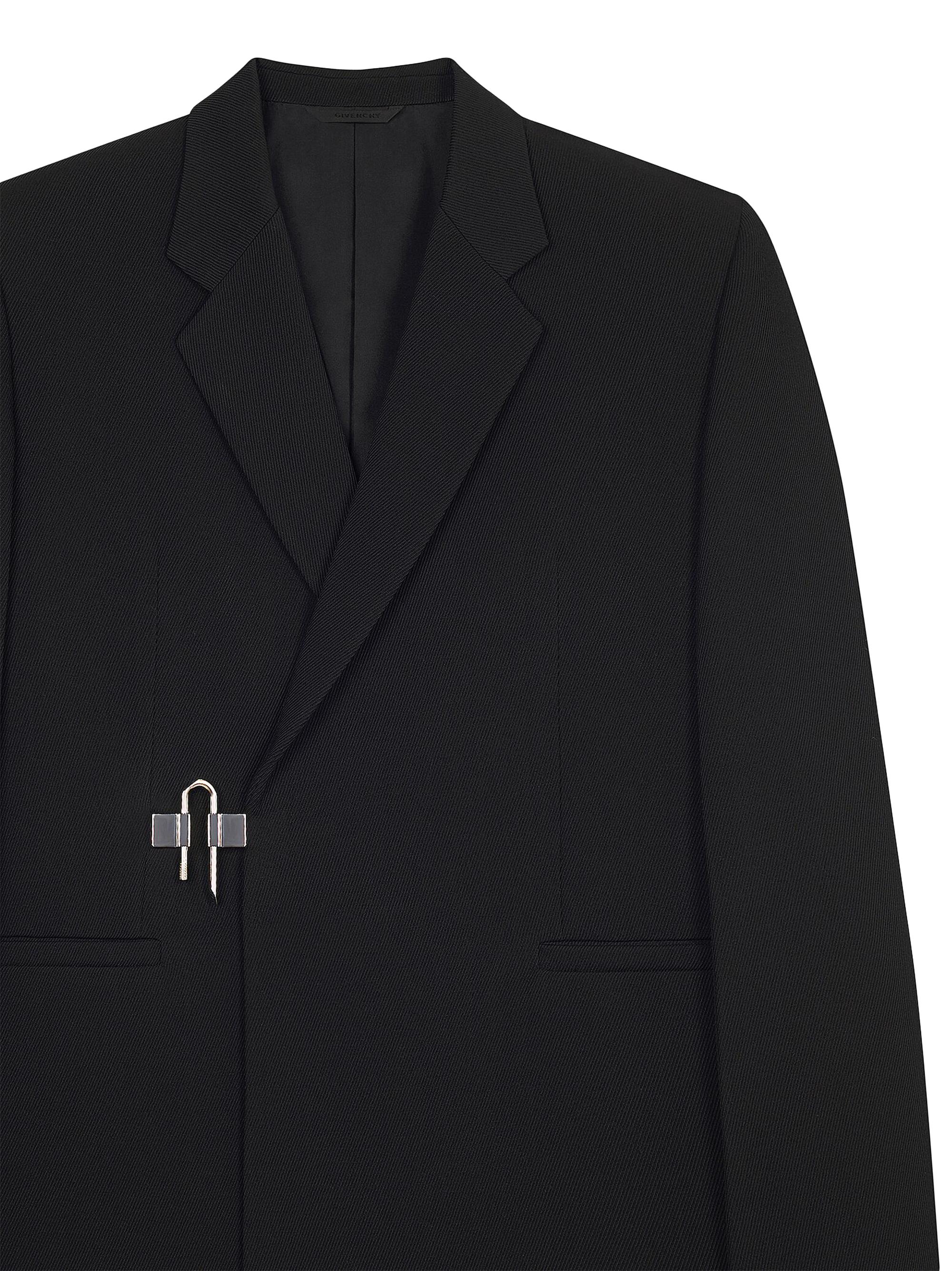 Givenchy J-Notch Padlock Closure Jacket | Saks Fifth Avenue