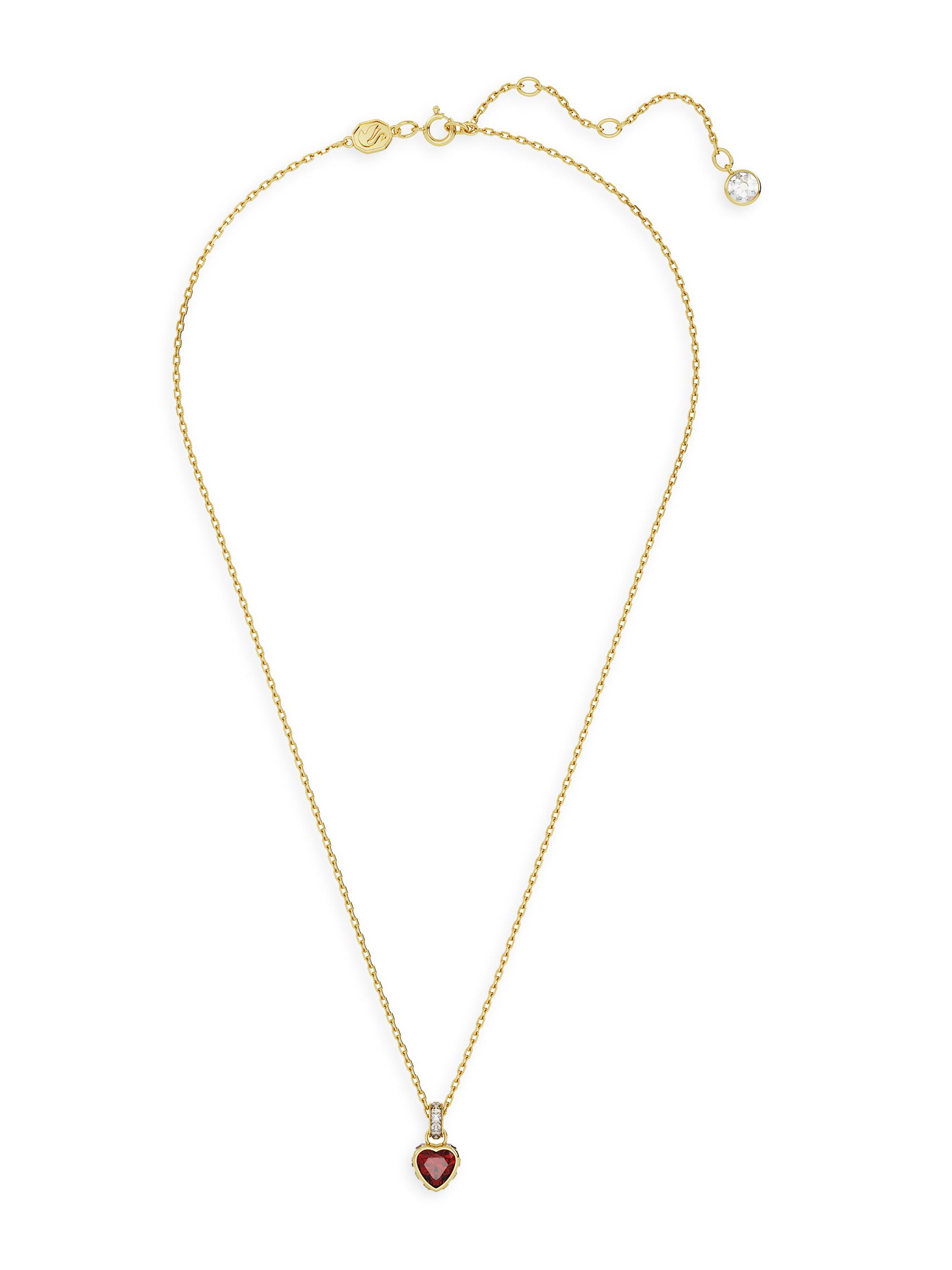 Swarovski Chroma Gold-Plated Heart Pendant Necklace | Saks Fifth Avenue