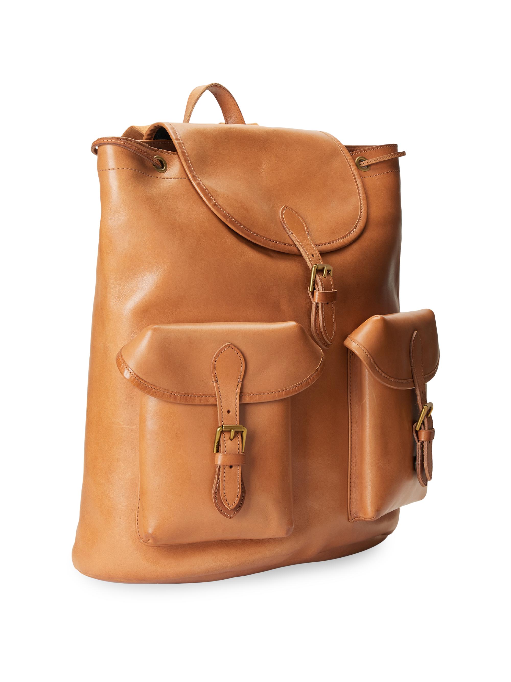 Polo Ralph Lauren Heritage Leather Backpack | Saks Fifth Avenue