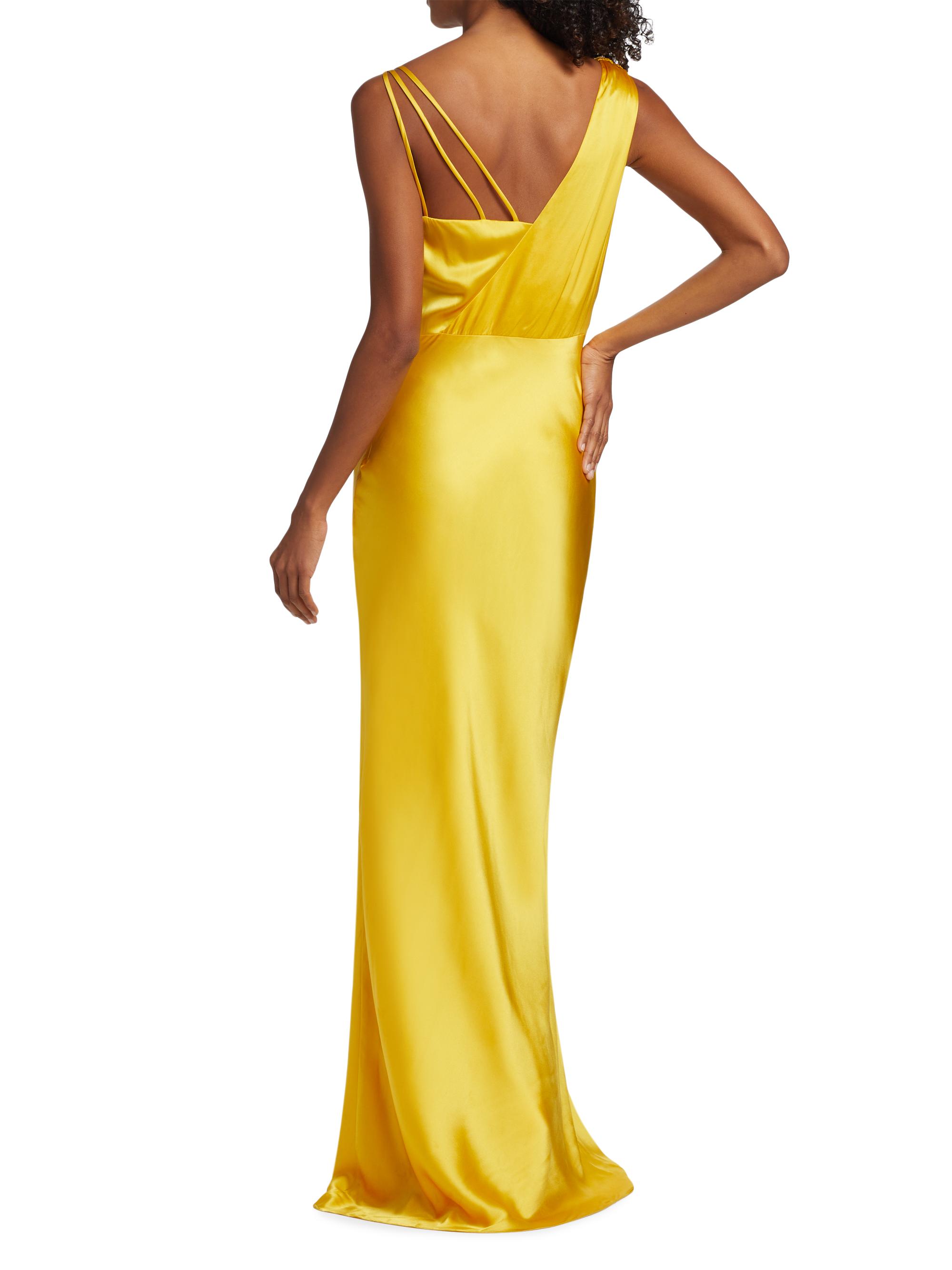 Veronica Beard Sanderson Satin Cowlneck Gown | Saks Fifth Avenue