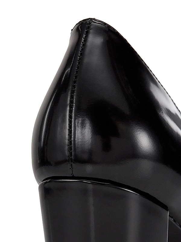Shop Stuart Weitzman Stuart 85MM Leather Block Pumps | Saks Shop Stuart Weitzman Stuart 85MM Leather Block Pumps | Saks