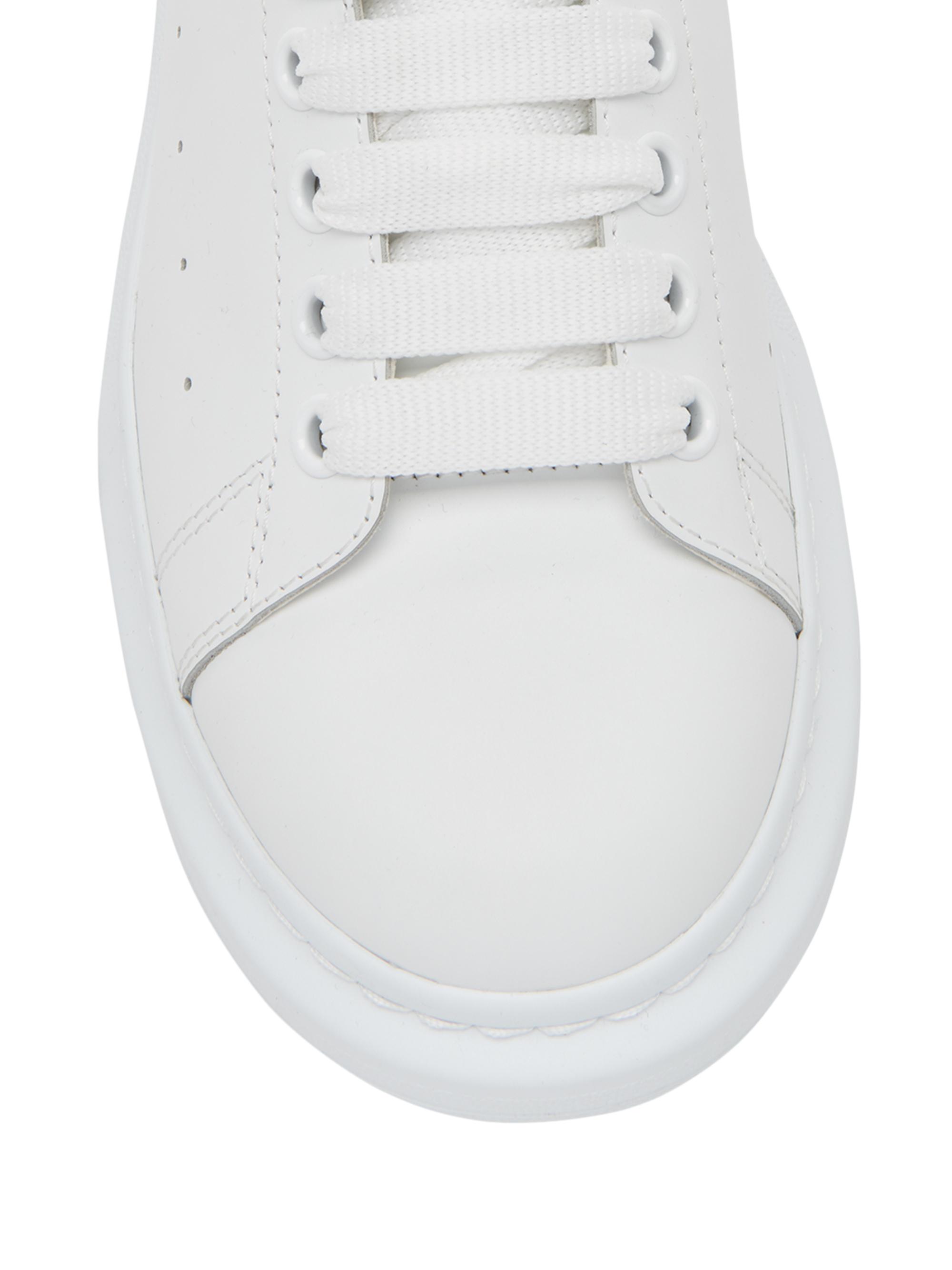 McQueen Leather Low-Top Sneakers | Saks Fifth Avenue