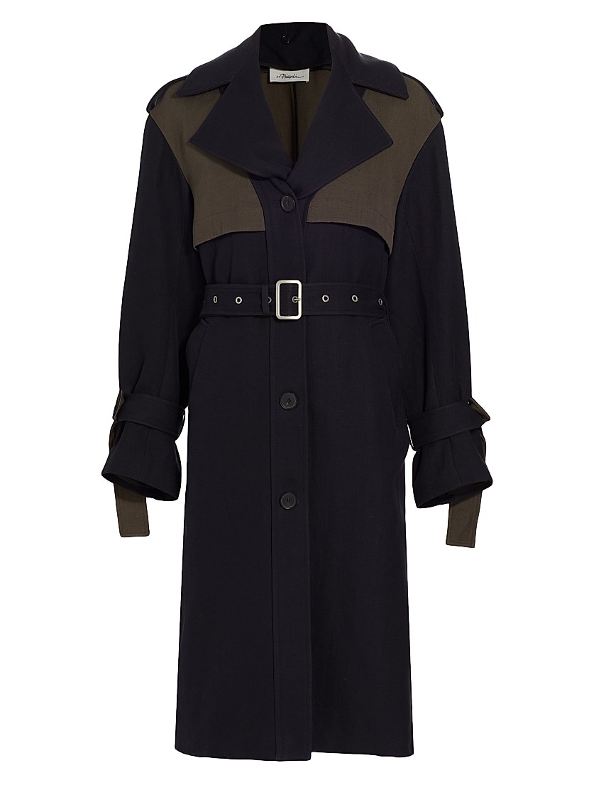Shop 3.1 Phillip Lim Double-Face Two-Tone Trench Coat | Saks Shop 3.1 Phillip Lim Double-Face Two-Tone Trench Coat | Saks