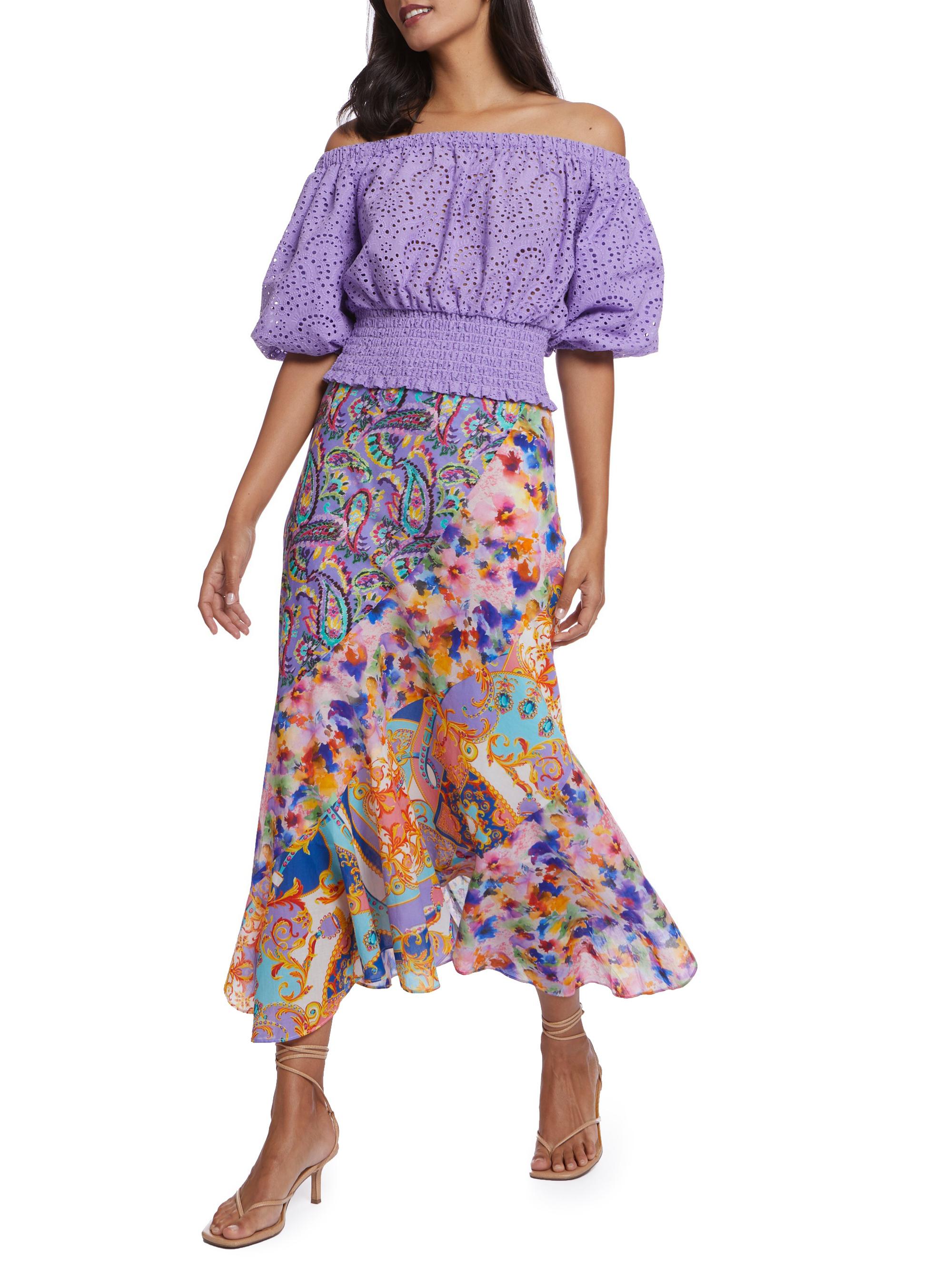 Shop Robert Graham Riley Paisley Maxi Skirt | Saks Fifth Avenue