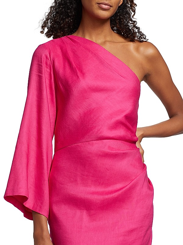 Shop Veronica Beard Patsy One-Shoulder Maxi Dress | Saks Shop Veronica Beard Patsy One-Shoulder Maxi Dress | Saks