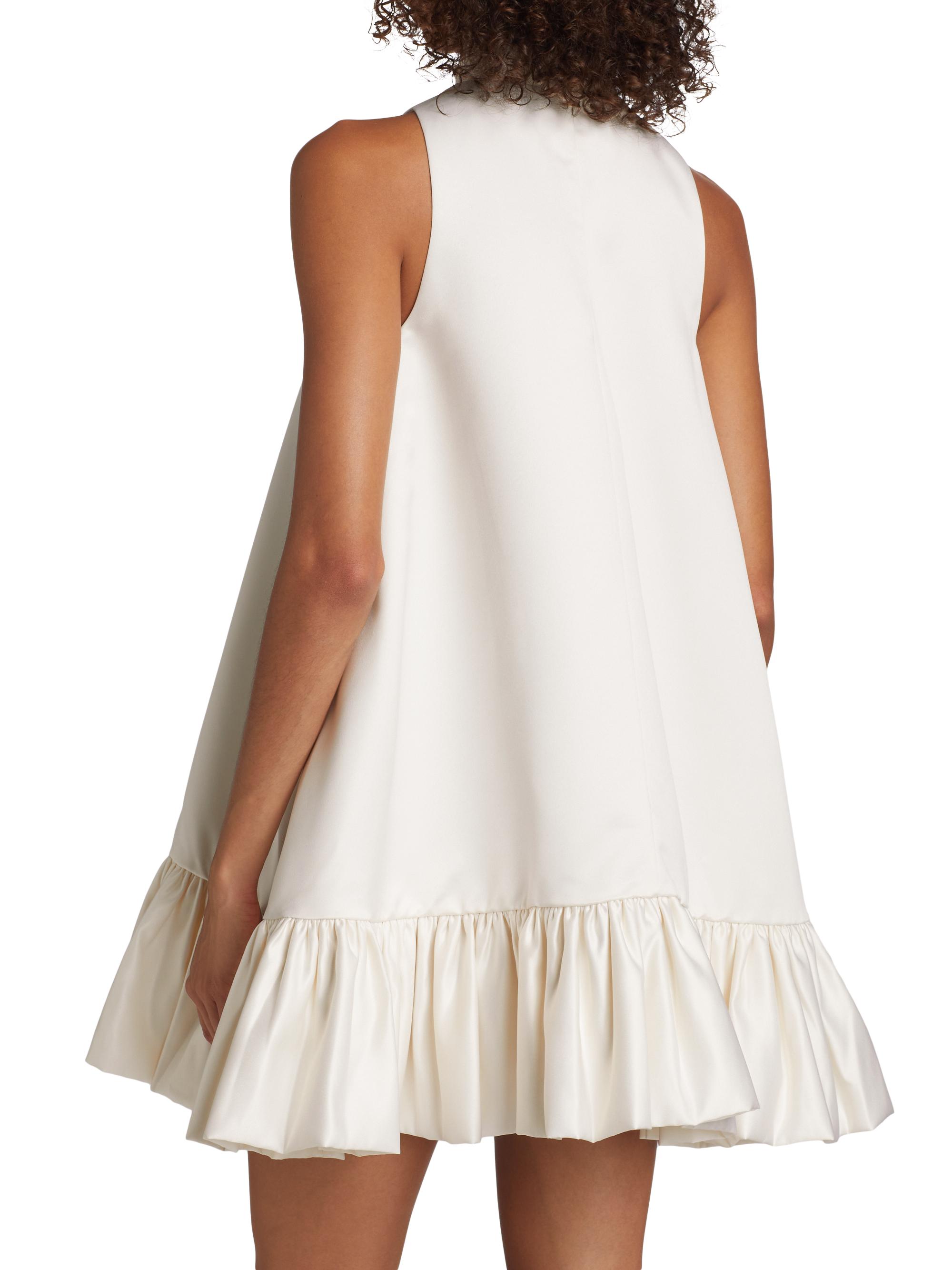 Azeeza Alcott Silk Trapeze Minidress | Saks Fifth Avenue