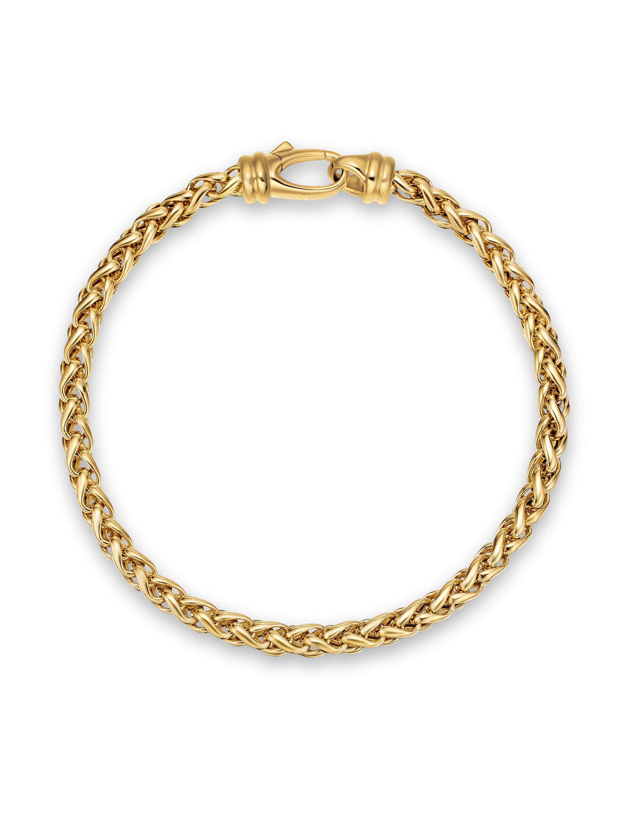 David Yurman Wheat Chain Bracelet in 18K Yellow Gold, 4mm | Saks Fifth ...