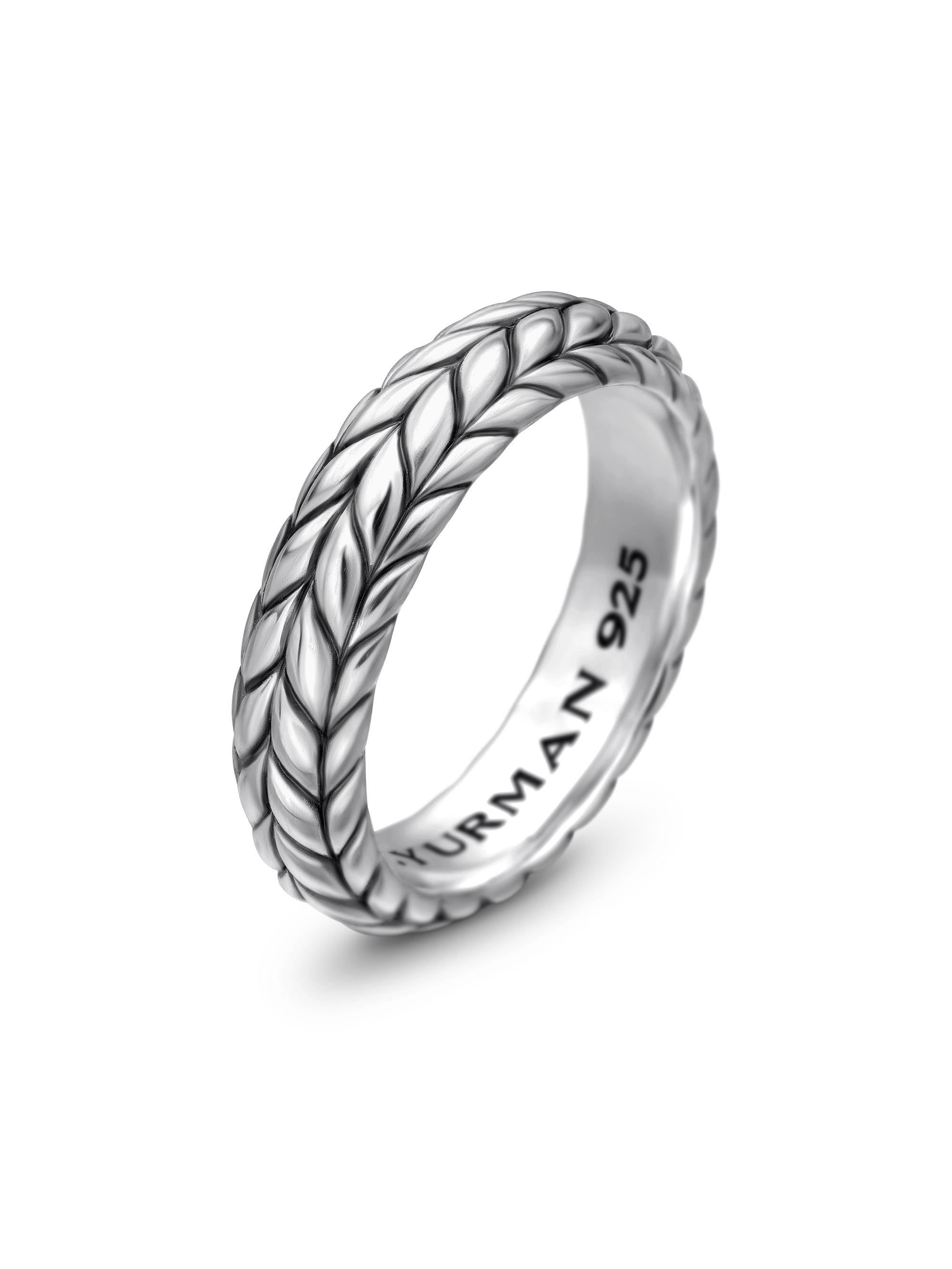 David Yurman Chevron Beveled Band Ring | Saks Fifth Avenue