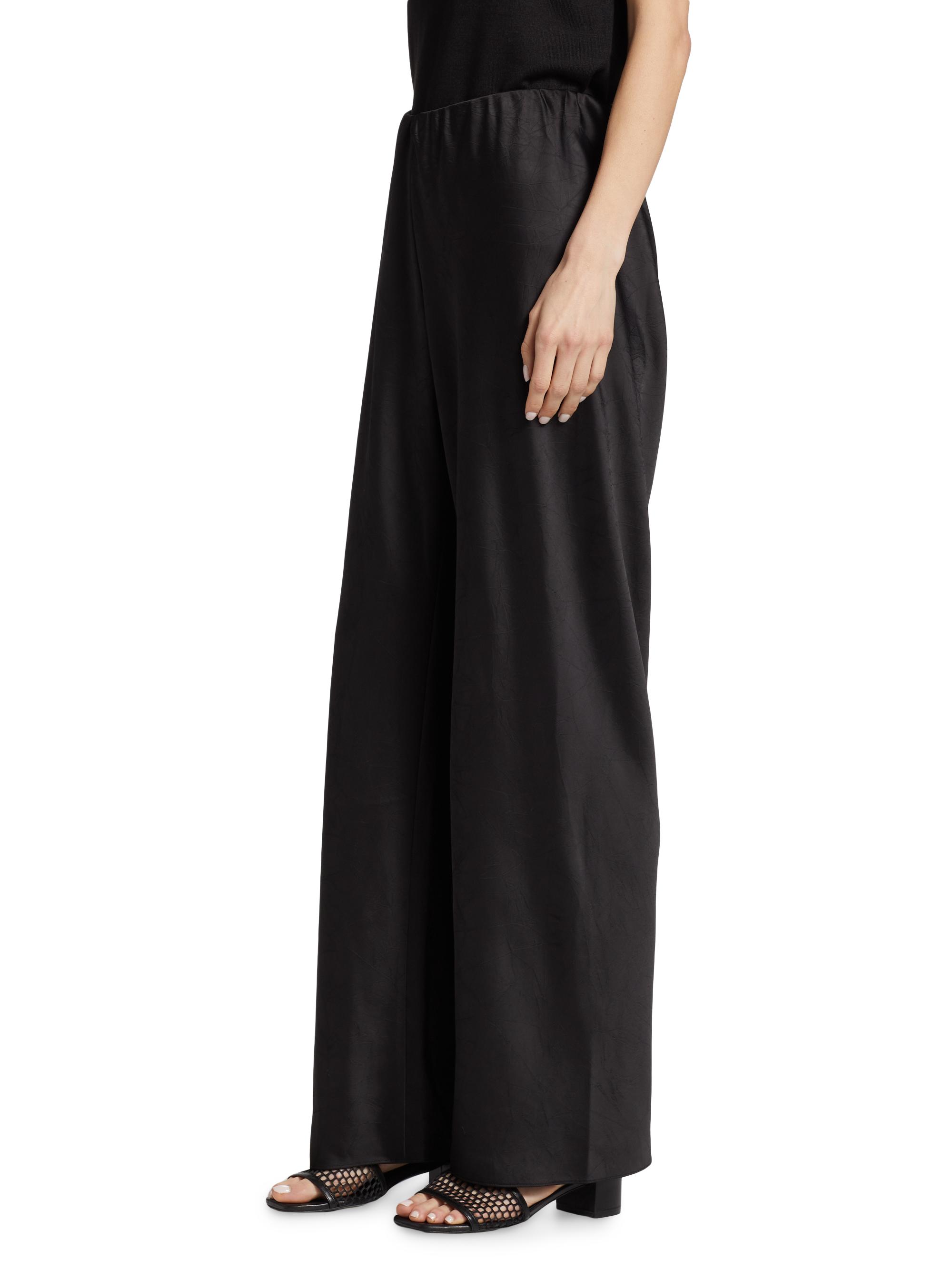 Shop Vince Satin High-Rise Pants | Saks Fifth Avenue