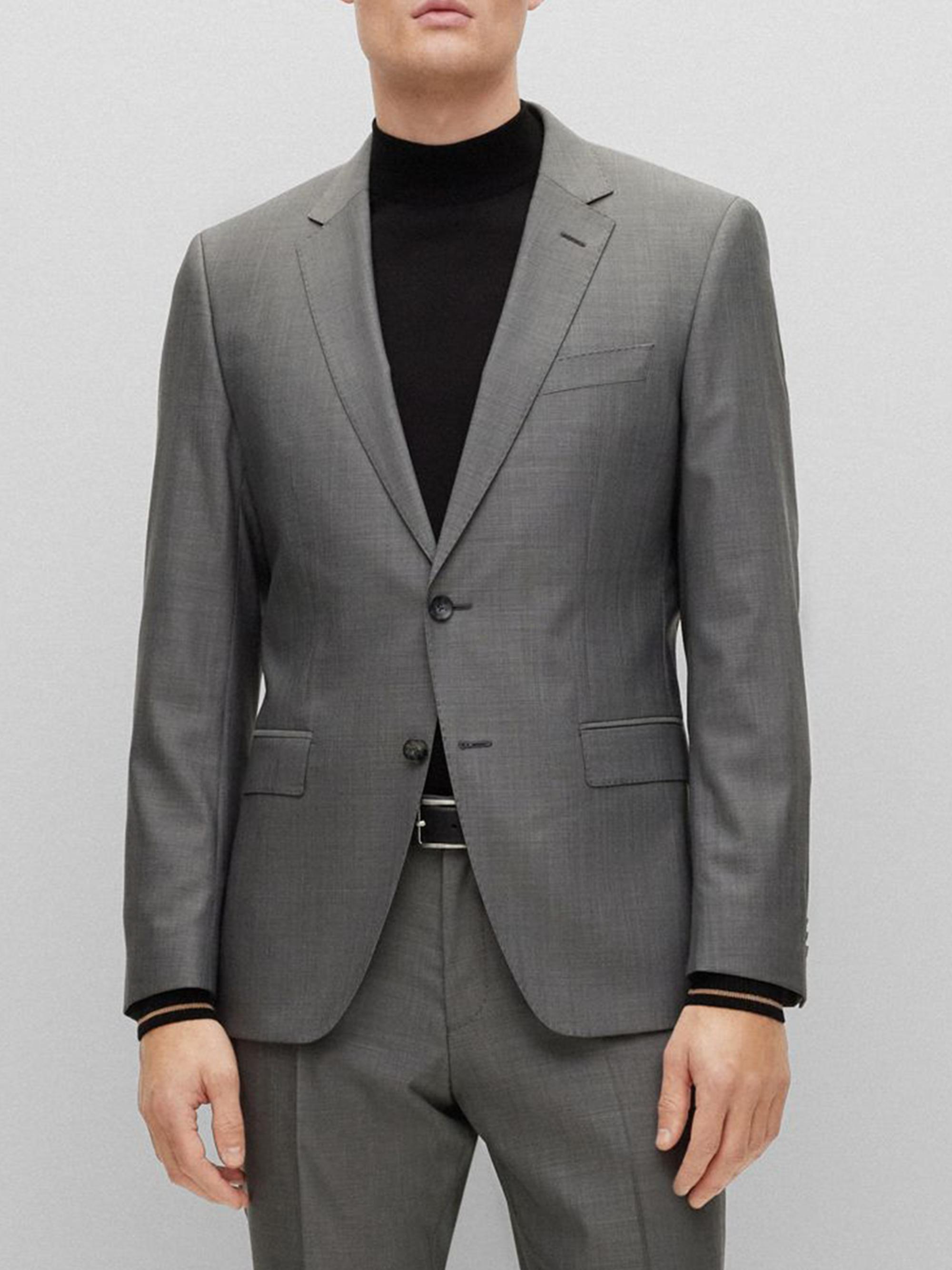 BOSS Slim Fit Suit In Wool, Silk And Stretch | Saks Fifth Avenue