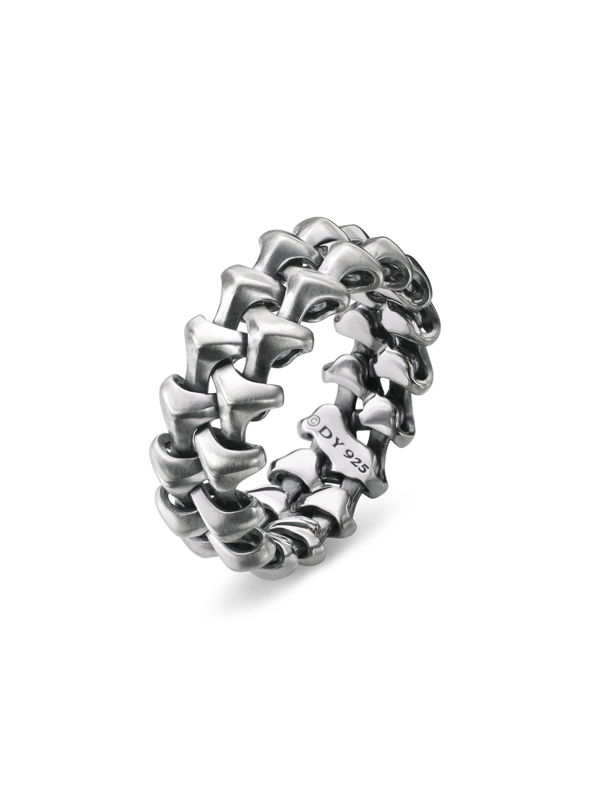 David Yurman Armory Band Ring in Sterling Silver | Saks Fifth Avenue