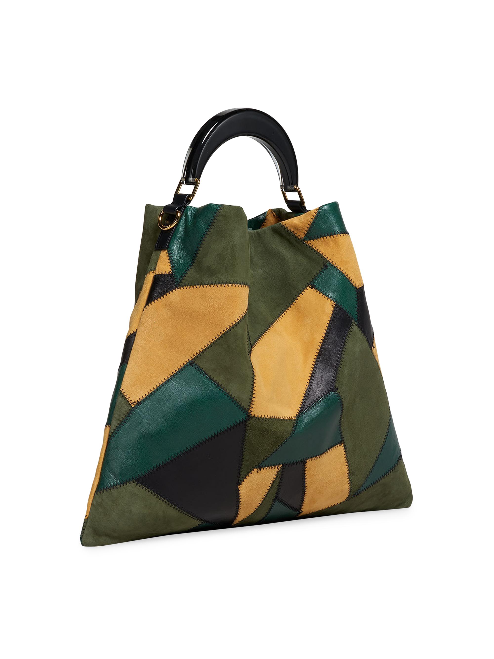 Marni Medium Venice Patchwork Leather Hobo Bag | Saks Fifth Avenue