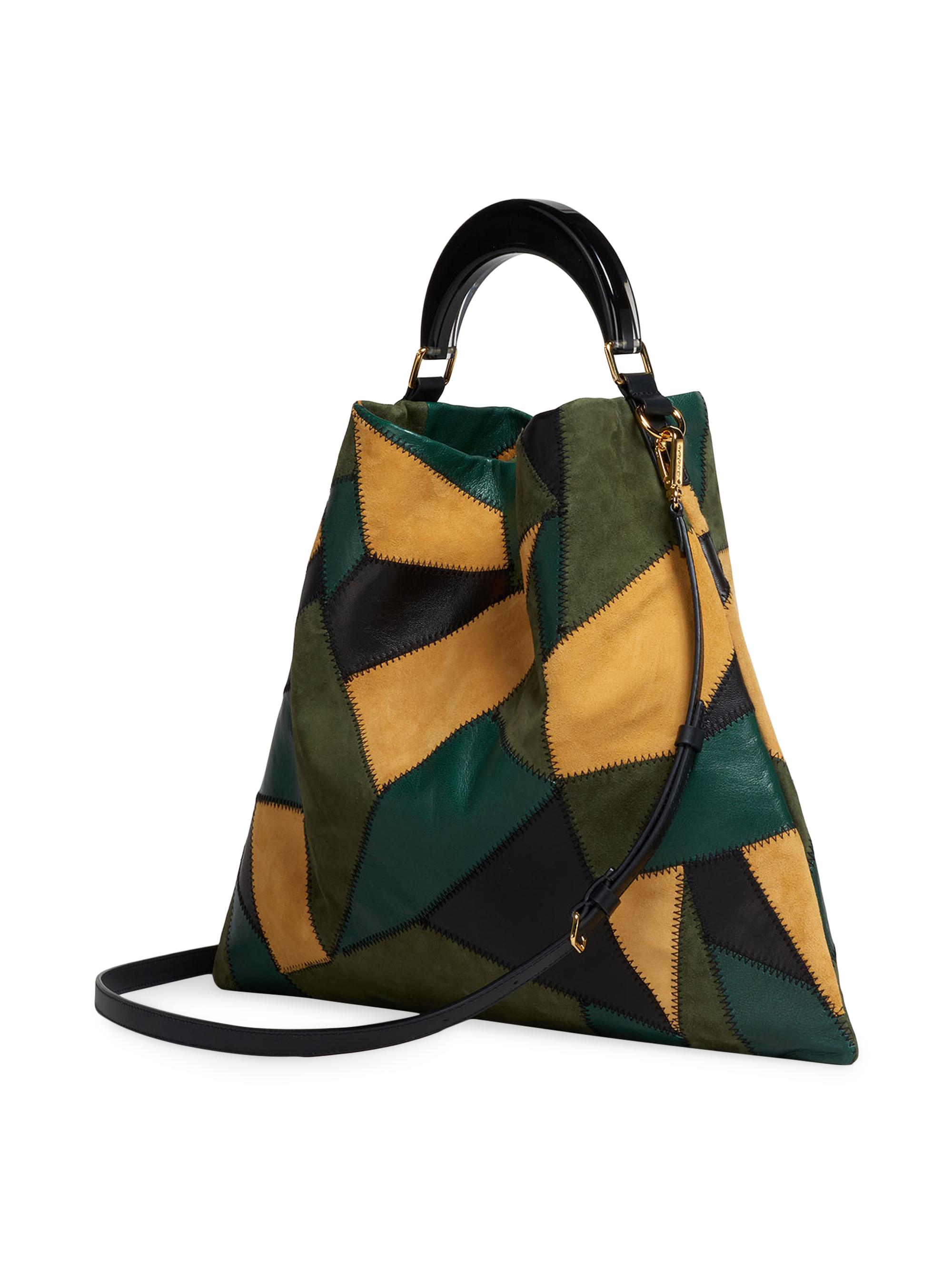 Marni Medium Venice Patchwork Leather Hobo Bag | Saks Fifth Avenue