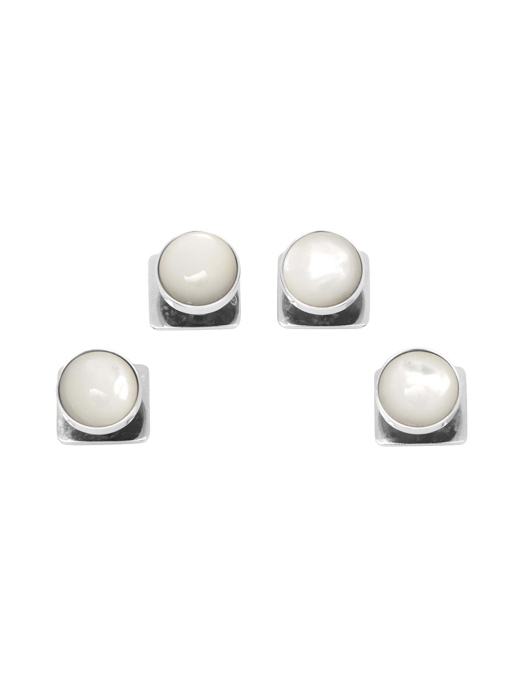 Cufflinks, Inc. Metal & Mother Of Pearl Studs | Saks Fifth Avenue